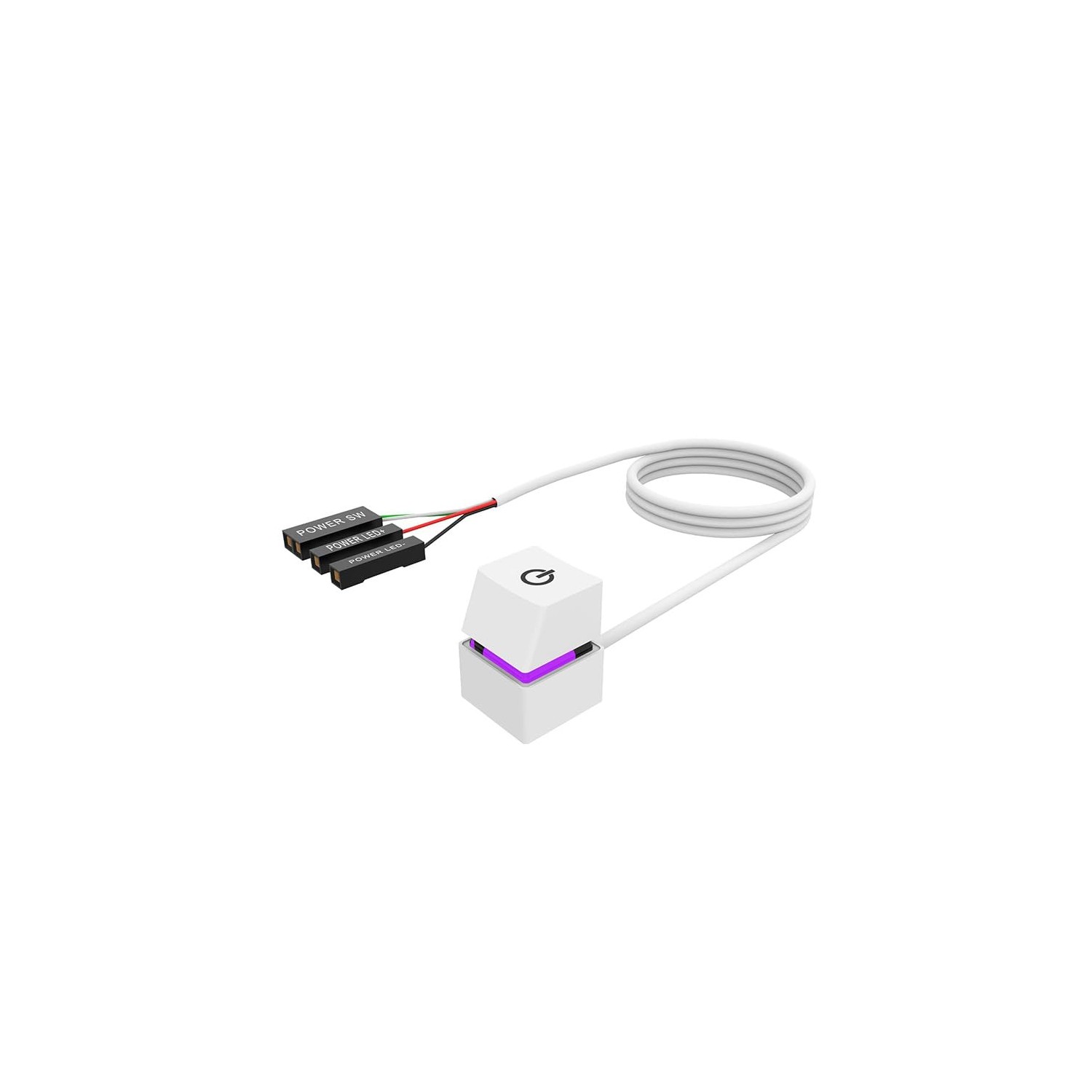 PC Power Switch External Extension Cord, PC Power Button Extension ...