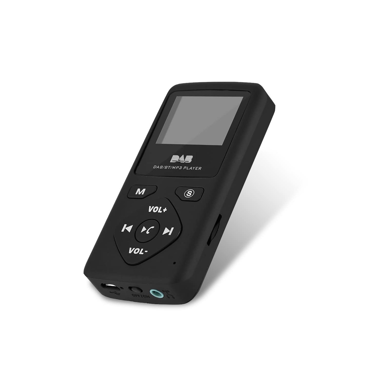 Richer-R MP3 Player,Portable DAB/DAB+ Pocket Digital Radio Receiver Bluetooth MP3 Player with 1. ...