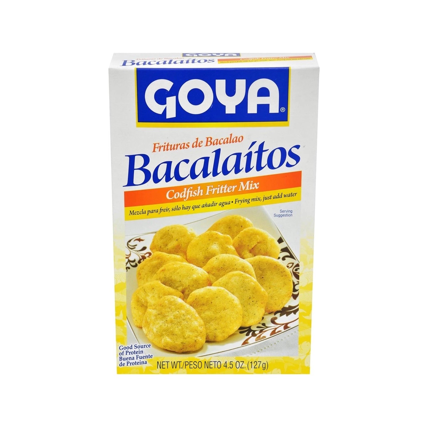 Goya 2 Pack~Goya Frituritas de Pescado Bacalaitos(Fish Fritter Mix) 4.5 ...