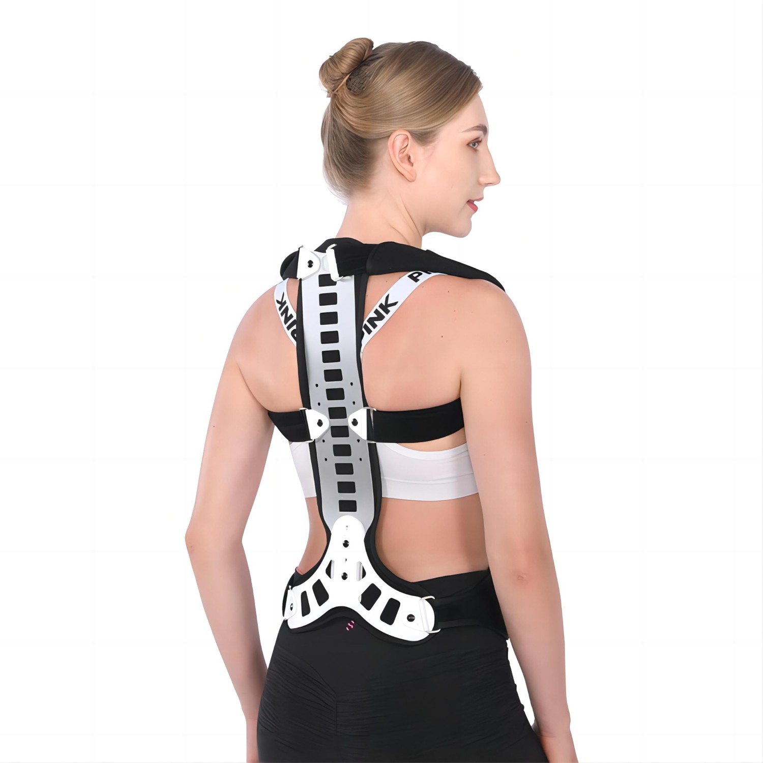 SISYUJIK Posture Corrector Back Support for Hunched Back, Kyphosis and ...