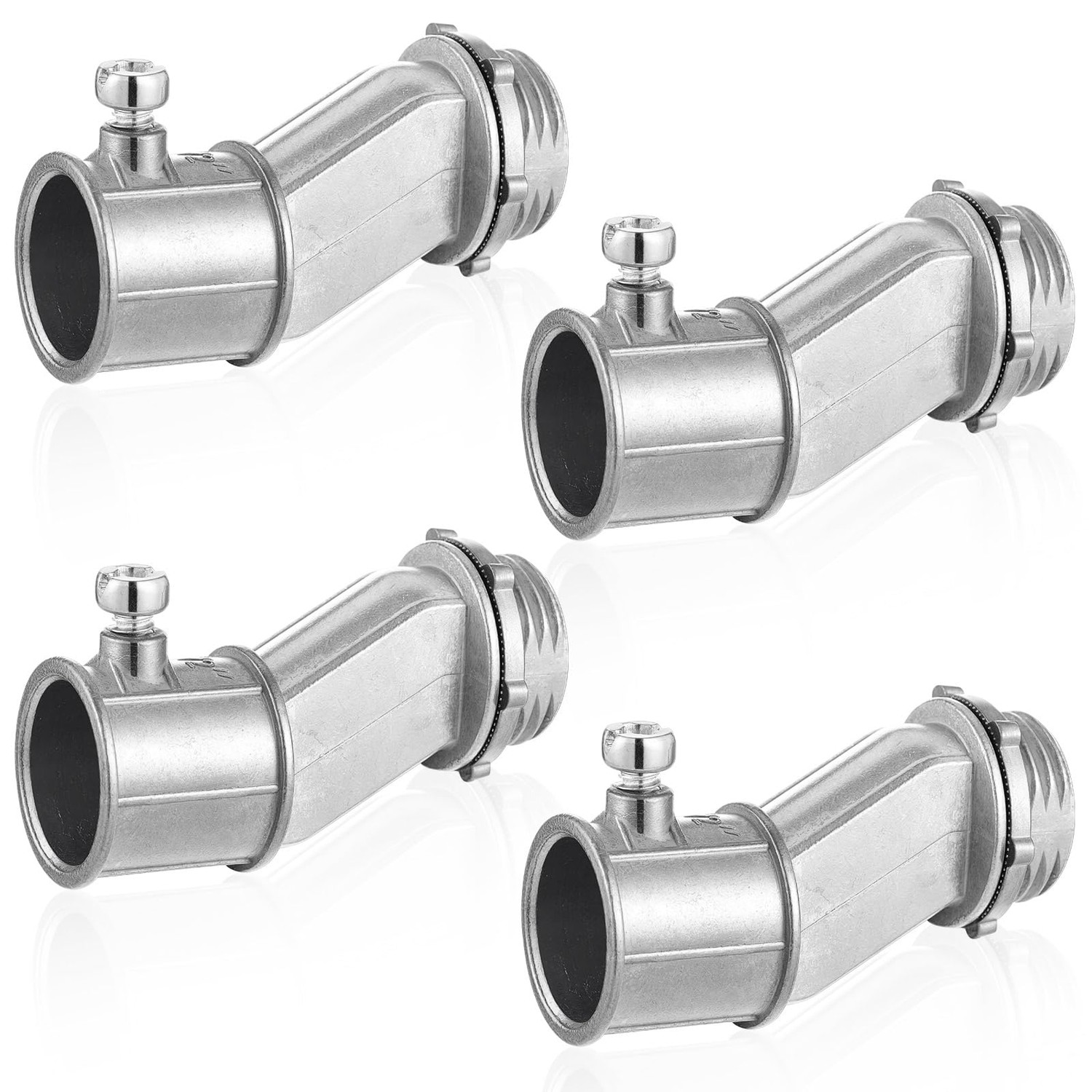 Relaxweex 4 Pack 1/2 Inch Emt to Box Offset Connector with Set Screw ...