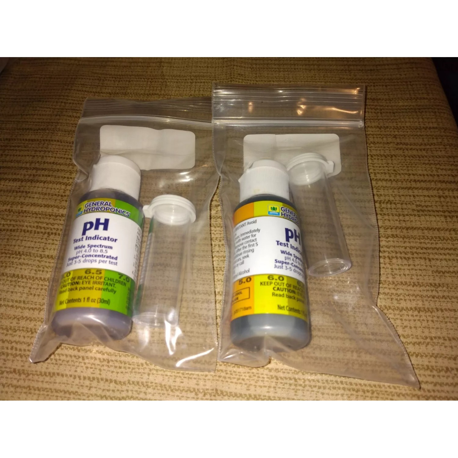 General Hydroponics (2) General Hydroponics pH Test Indicator Control ...