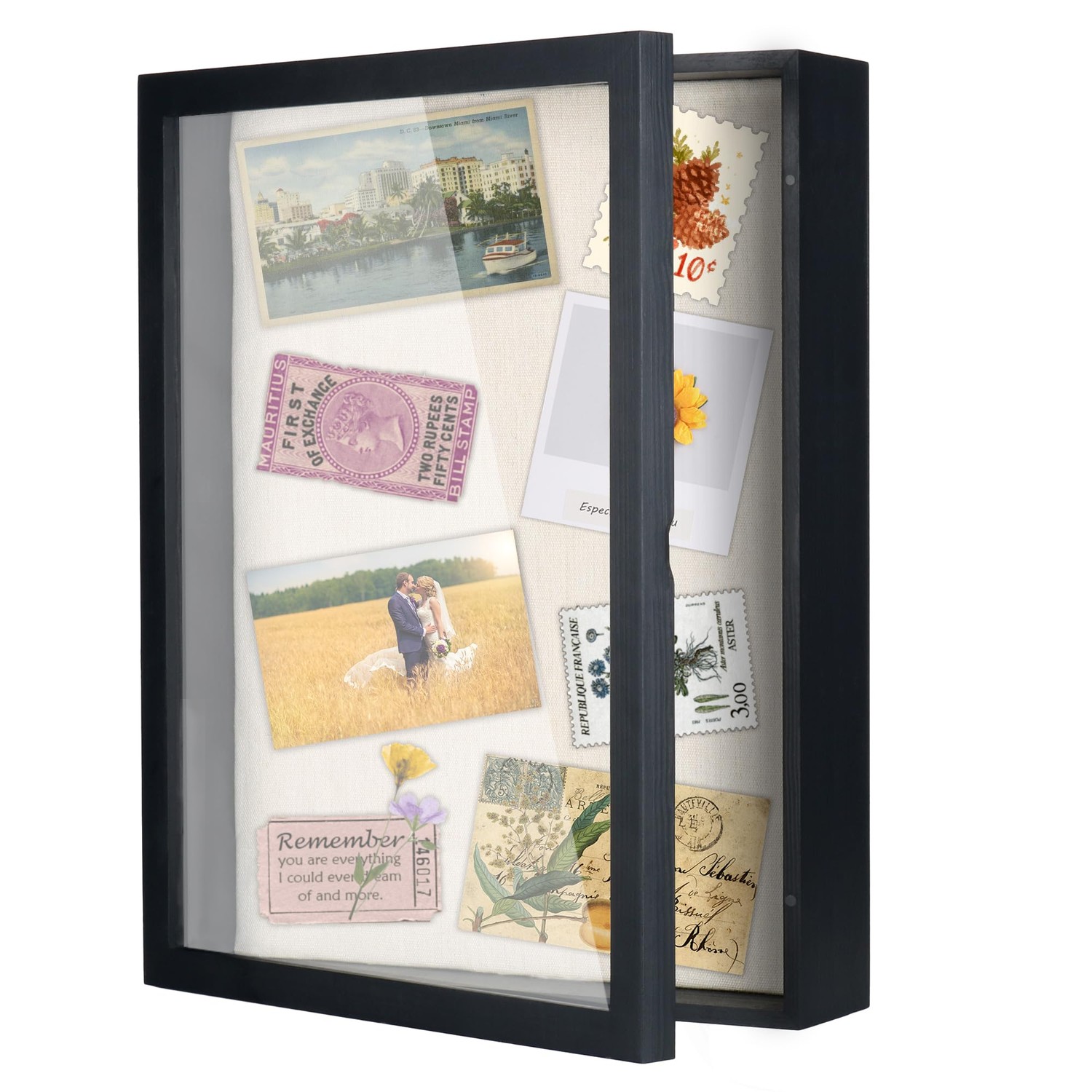 13 x 16 Shadow Box Frame, Large Shadow Boxes Display Cases, Deep Shadow ...