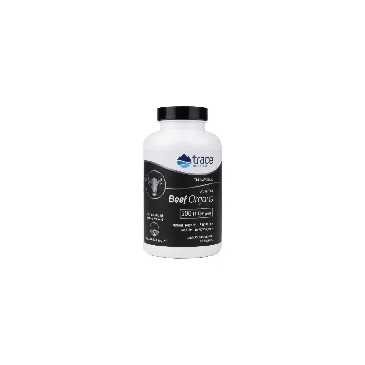 Trace Minerals Beef Organs Hormonas 500mg 180 Capsulas Sabor Sin Sabor ...