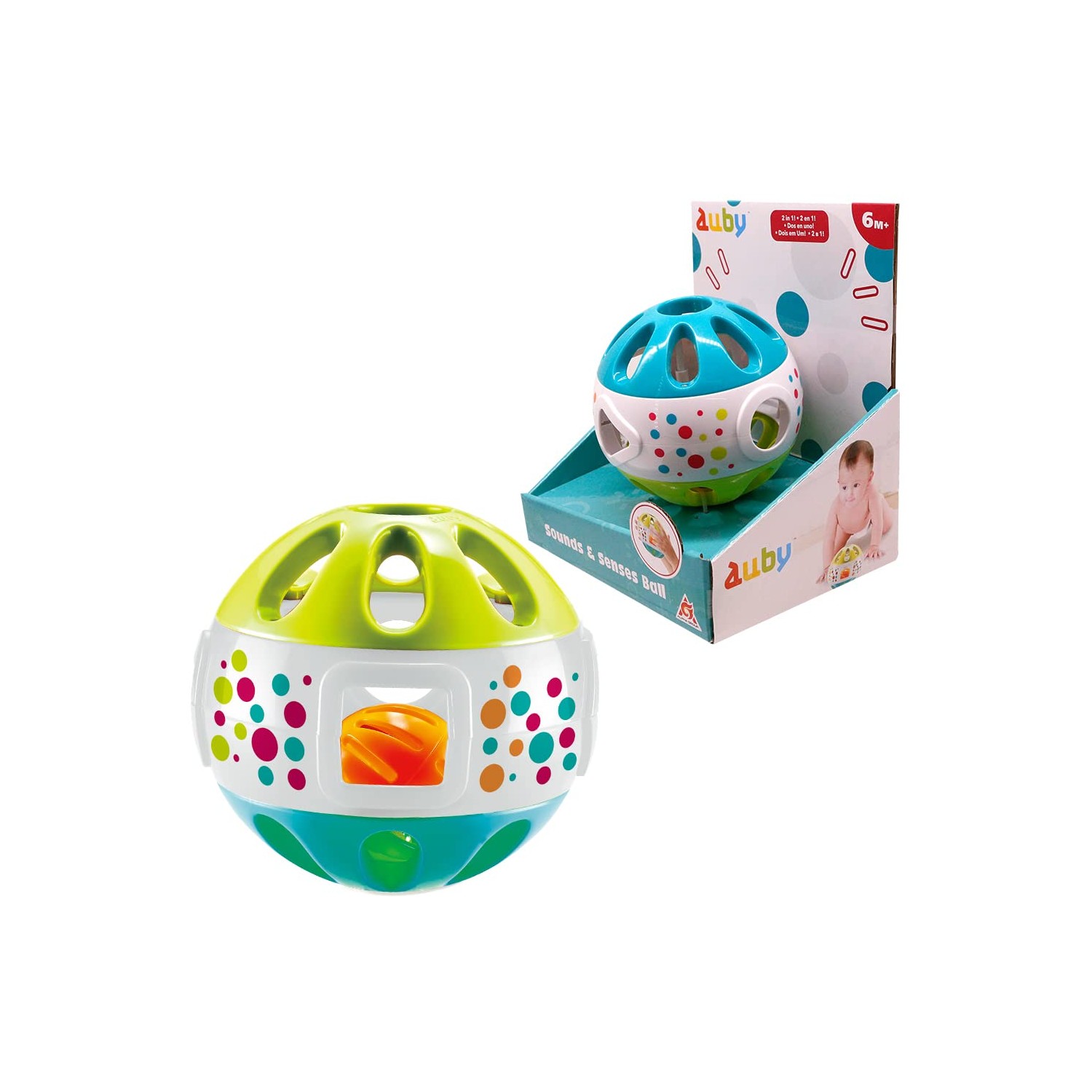 auby Shake and Fun Rattle Ball, Birthday Gifts, Preschool Toy for ...