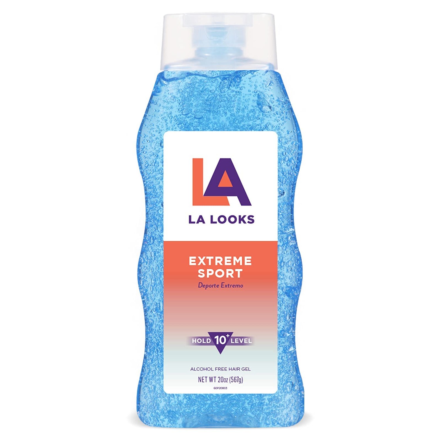 LA Looks Extreme Sport Alcohol-Free Hair Gel | Level 10 Hold, 20 oz | 1 ...