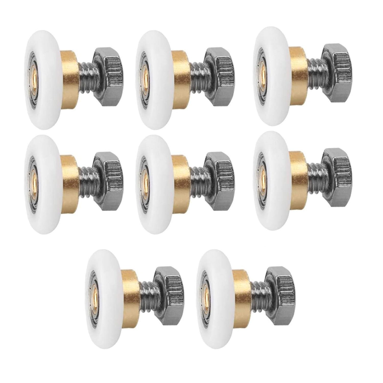 8 Pieces Sliding Door Rollers, Pulley Runners, 25 mm Replacement Parts ...