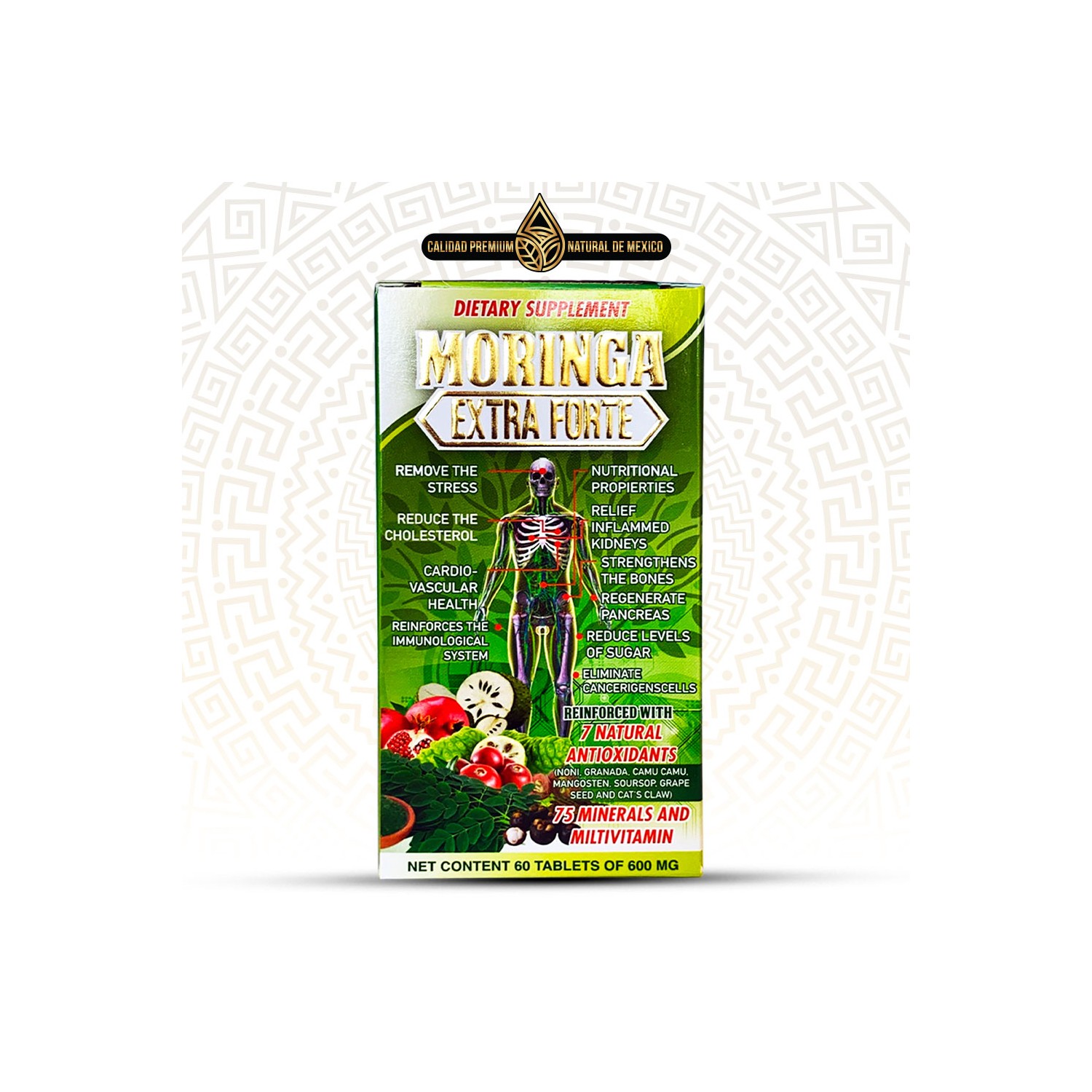 Tierra Naturaleza Suplemento Moringa Extra Forte Mejor Sistema Inmune ...