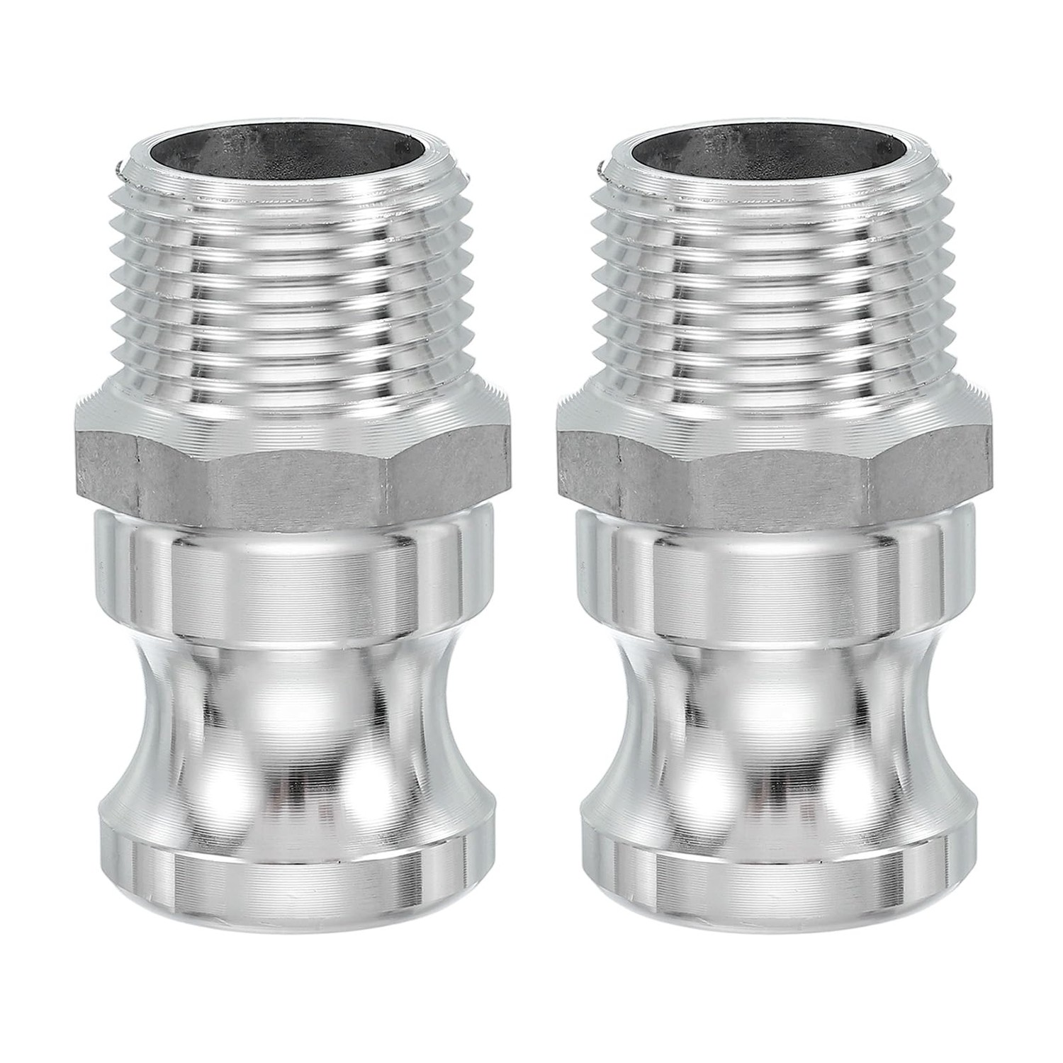 PATIKIL 2 Pack 1" Aluminum Cam Lock Fittings - Male Adapter x Female ...