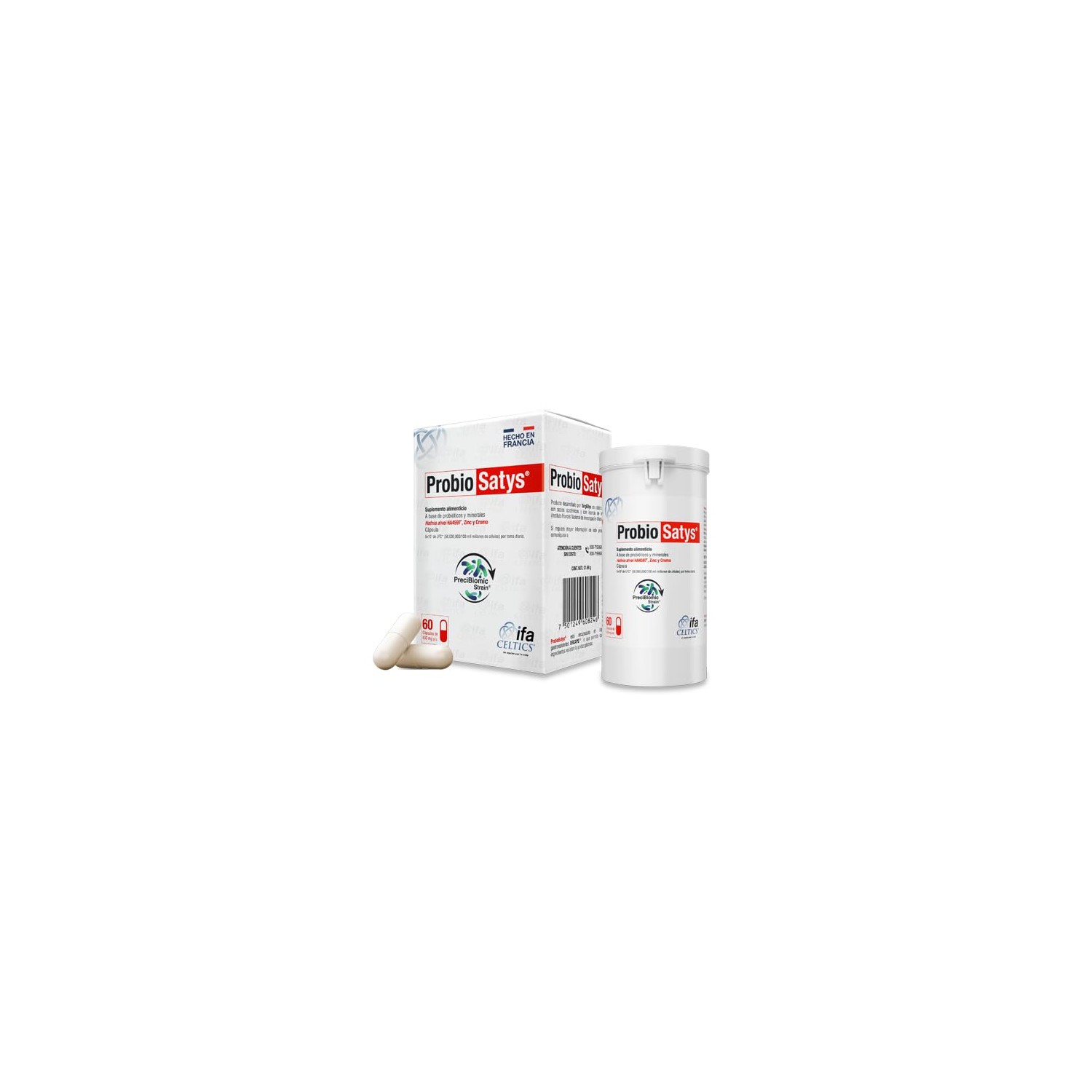Probiosatys (Probióticos y Minerales) Suplemento Alimenticio - Caja con ...
