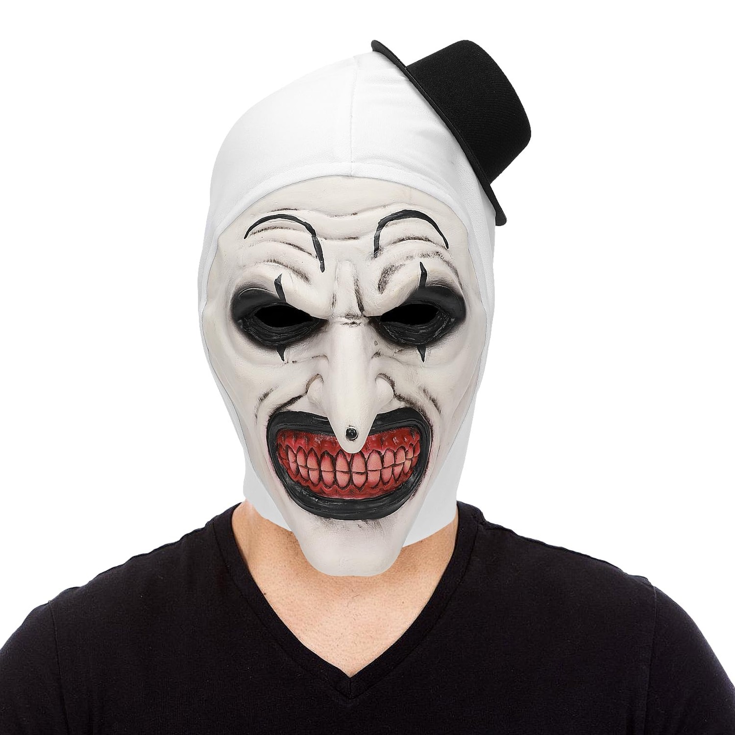 Applysu Terrifier Mask Halloween Art Clown Mask Terrifier Costume Full ...
