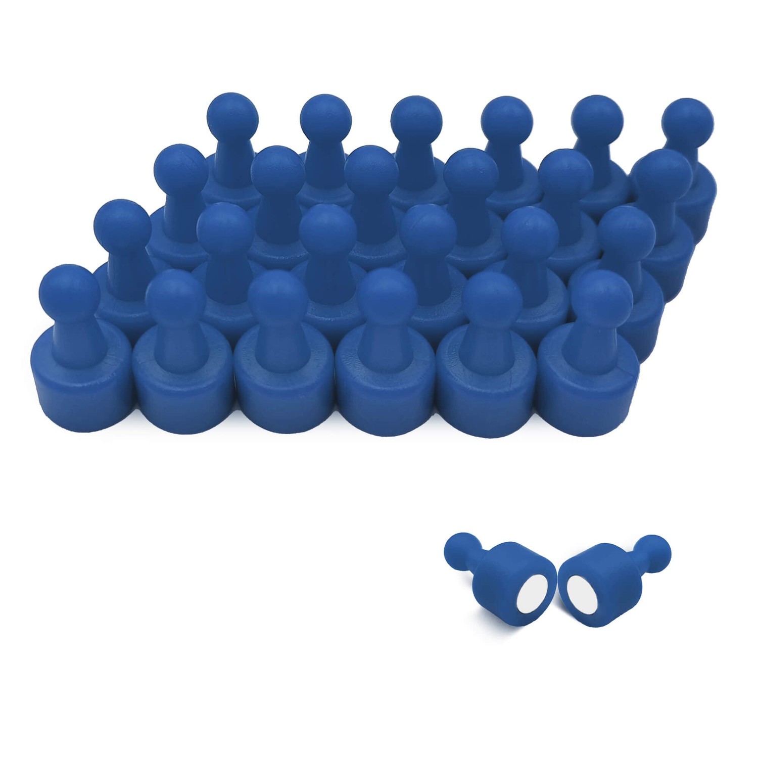 LYFUMAG 24PCS Magnetic Push Pins Strong, Powerful Colored Refrigerator ...