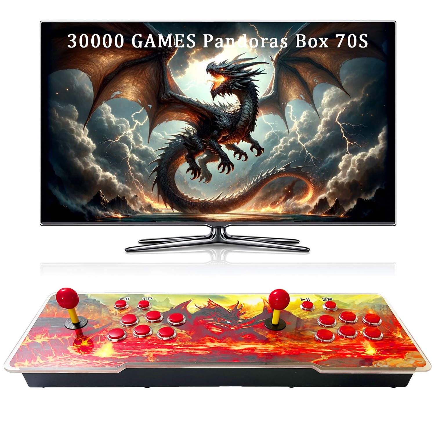 RegiisJoy 30000 in 1 Pandoras Box 70S Arcade Game Console Retro Game ...