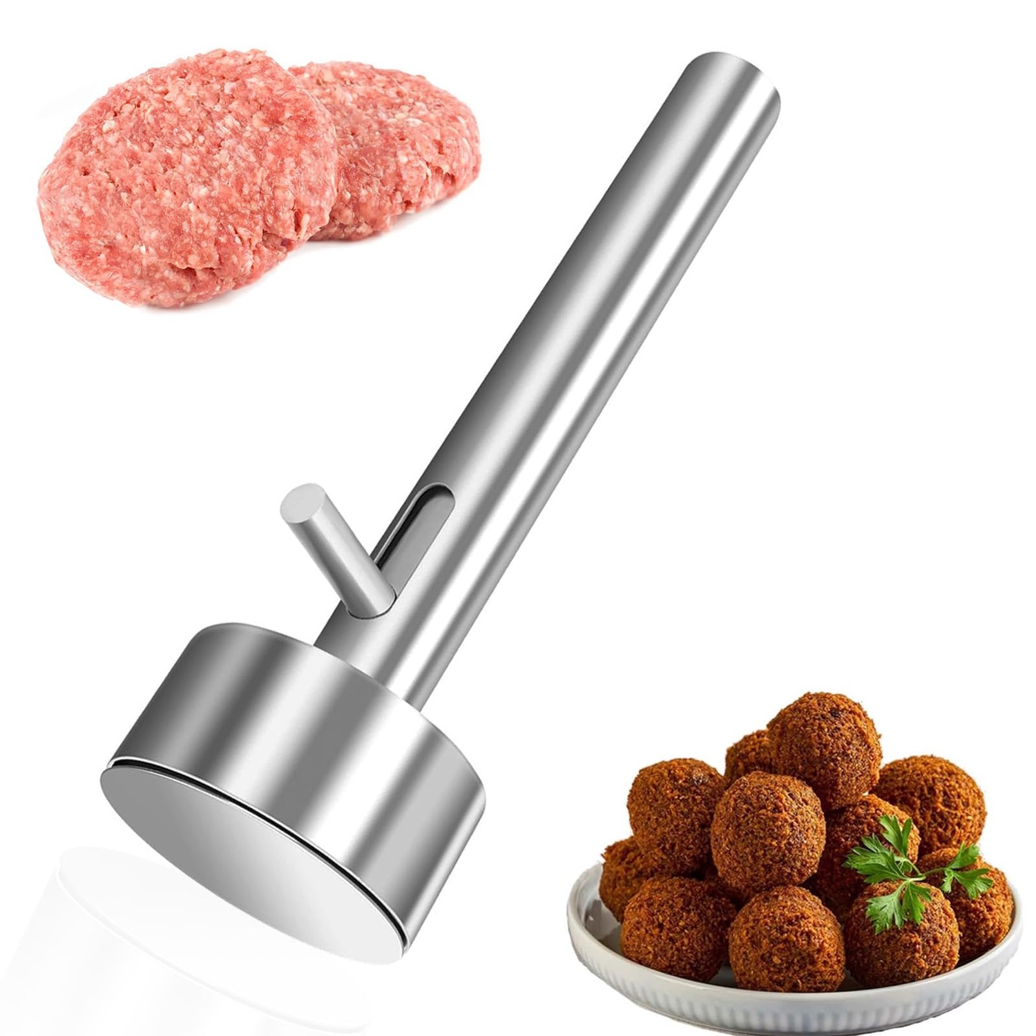 Falafel Scoop, Falafel Portioner, 4CM Falafel Maker, Non Sticky Falafel ...