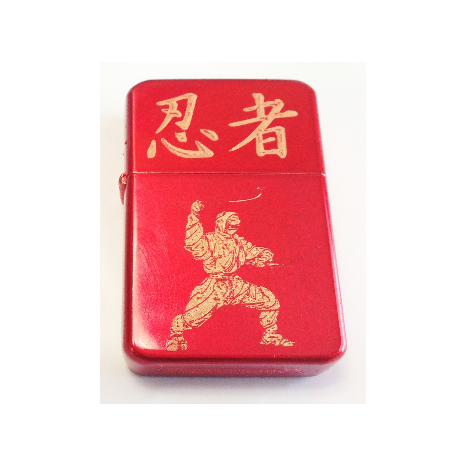 Vector KGM Thunderbird Custom Lighter - Ninja Warrior Japanese Kanji Symbol Characters Logo Vint ...