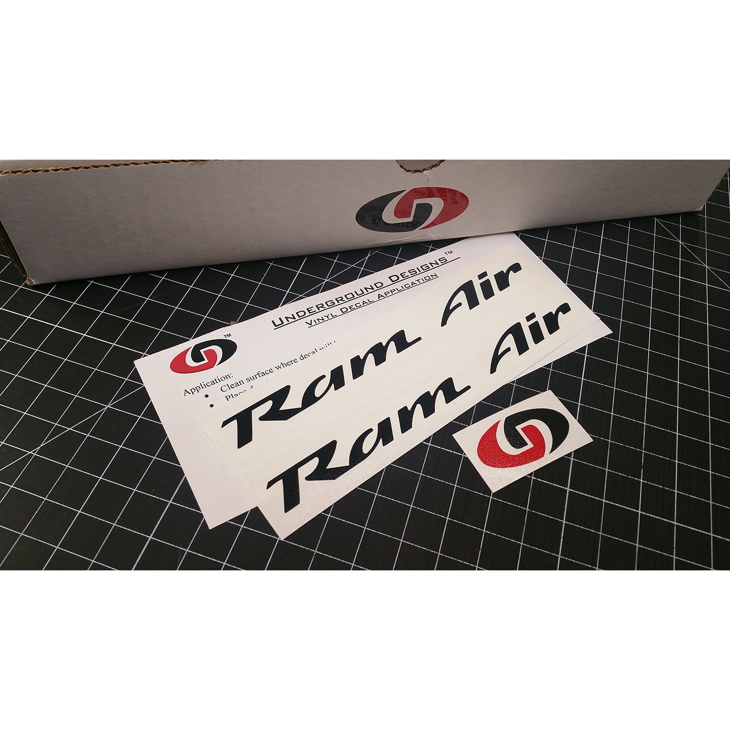 RAM AIR Decals (2-Pack) Induction Hood Stickers Fits 1993-2002 Firebird ...