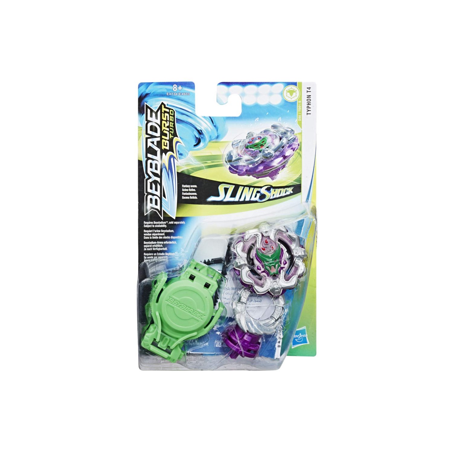 Beyblade Burst Turbo Slingshock Typhon T4 Starter Pack – Battling Top ...