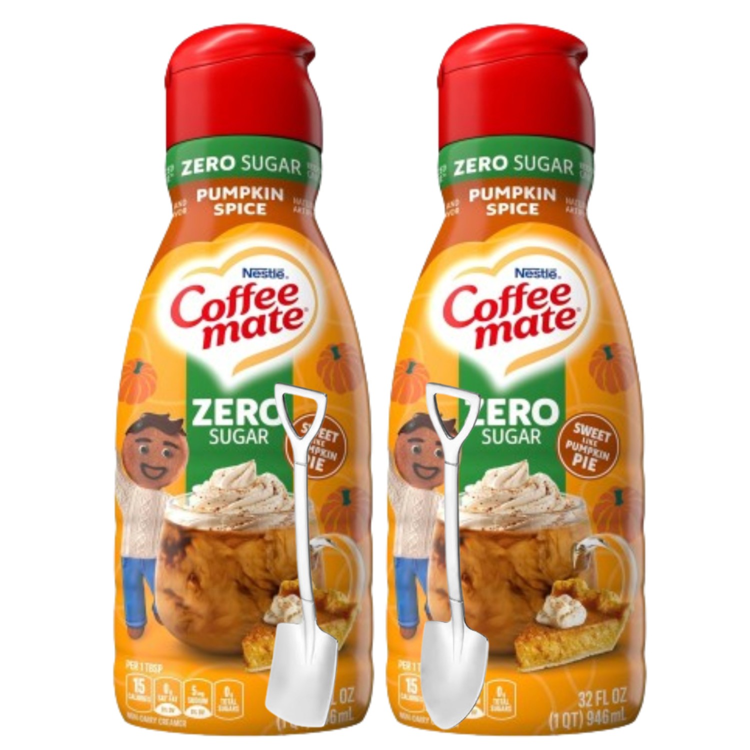 Coffee-mate CoffeeMate Sugar Free Pumpkin Spice Coffee Creamer 32 oz 2 ...