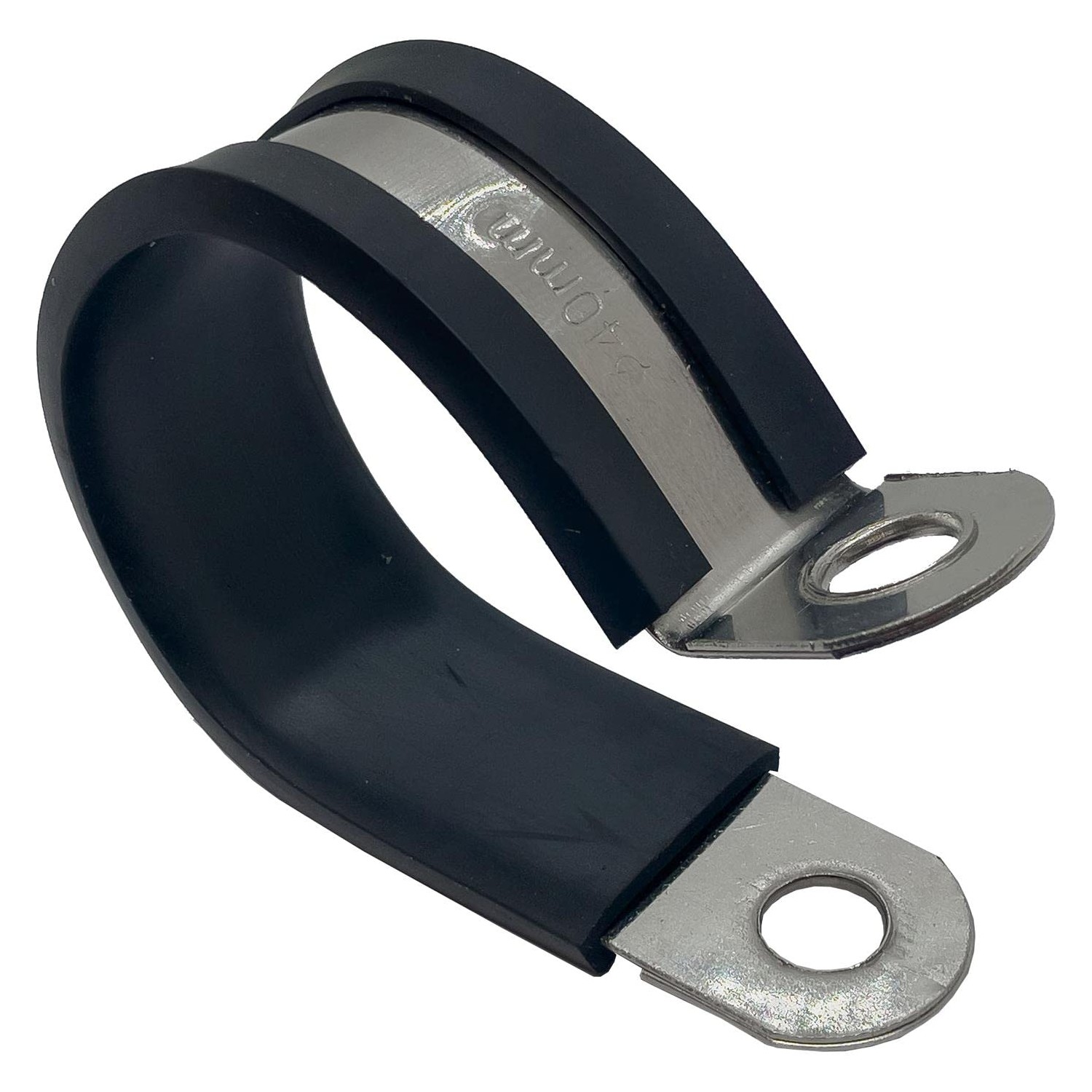 Lumonic 40 mm Pipe Clamps with Rubber Insert Stainless Steel V2A I ...