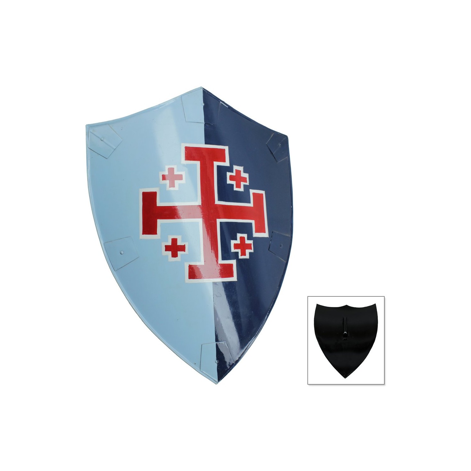 Swordsaxe Knights Templar Steel Cross Replica Shield of Arms 23.5 Inch ...