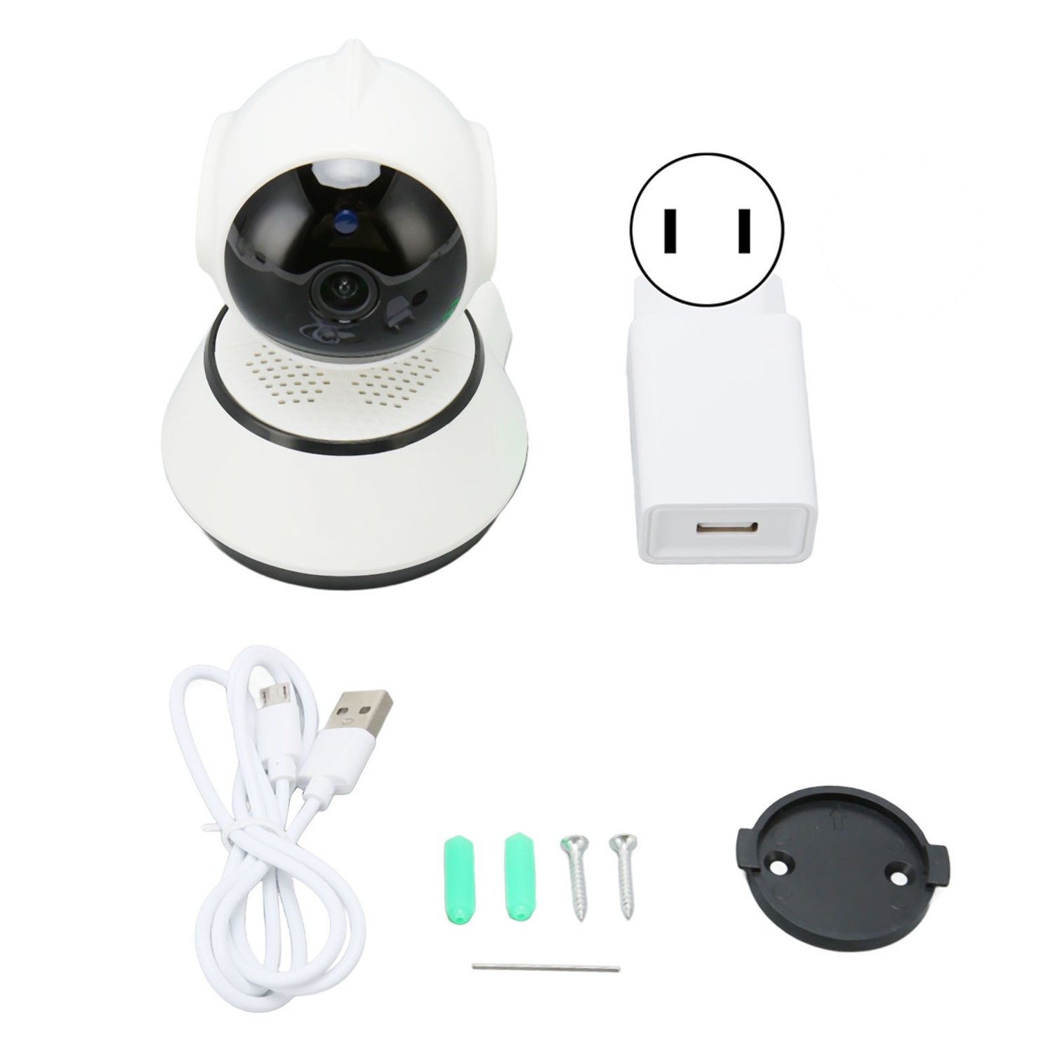 Pan Tilt Security Camera Wireless Wifi Wide Angle Panoramic Camera ...