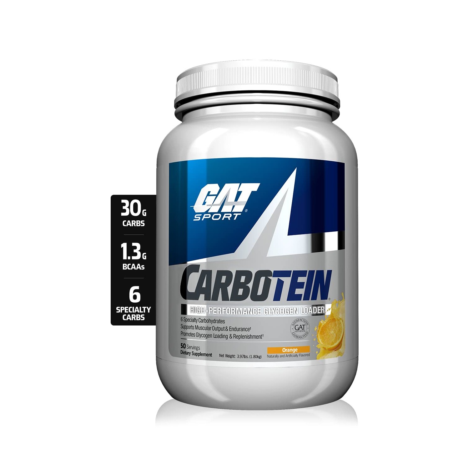GAT Sport Carbotein High-Performance Glycogen Loader, 50 Servings ...