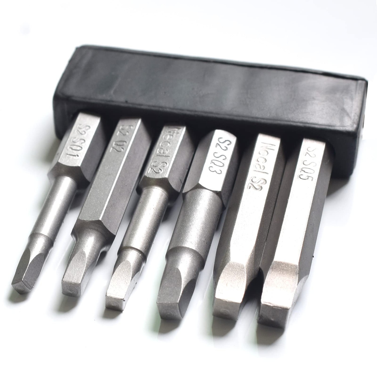 Square Head Screwdriver Bits 6 Sizes SQ1, SQ2, SQ2.7, SQ3, SQ4, SQ5 ...
