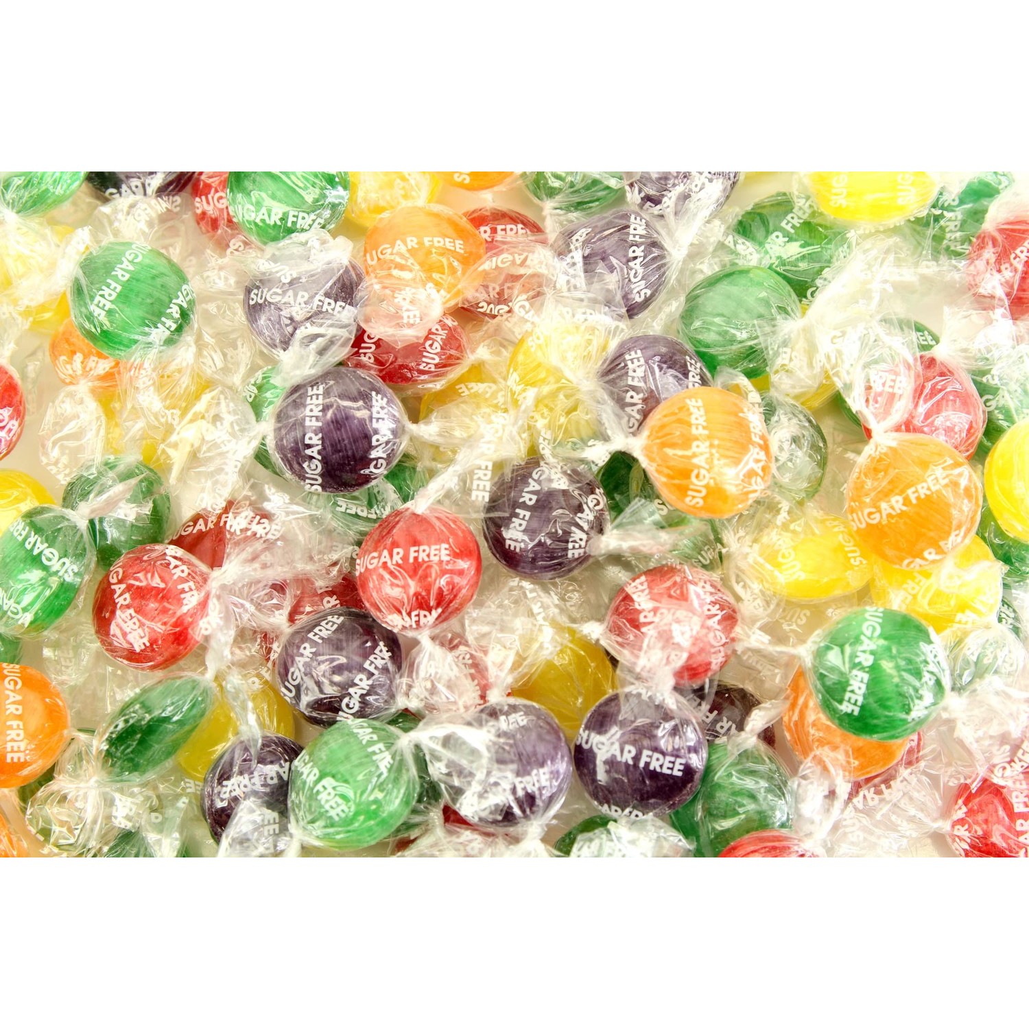 Planet Sweets Premium Sugar Free Assorted Fruit Hard Candy Buttons - 1. ...