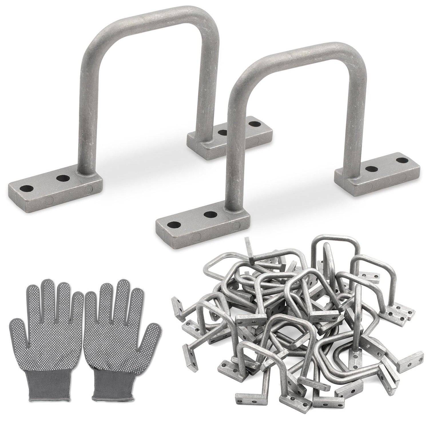 Aothotop 30 Pcs Cable Management D Ring - 2 Inch D Ring Aluminum Cable ...