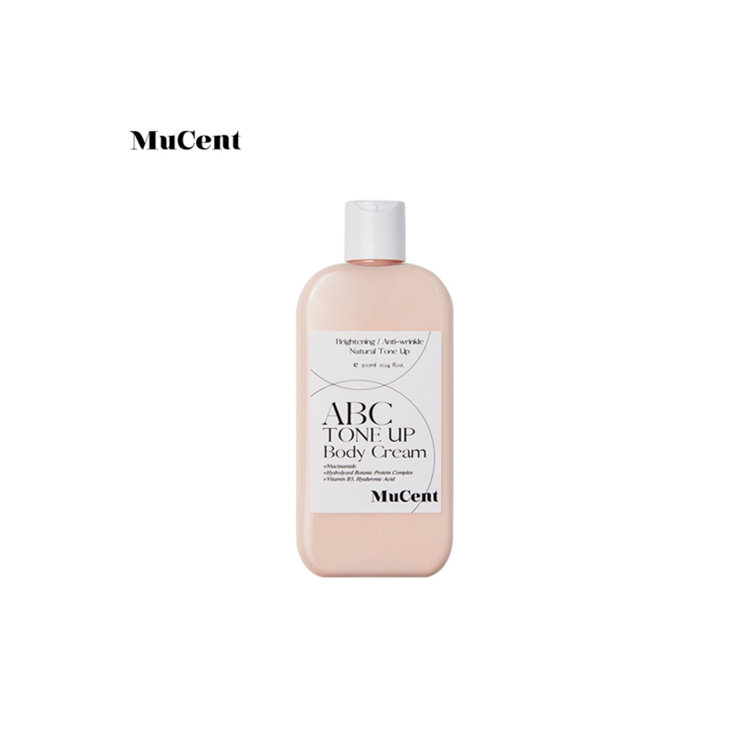 MUCENT ABC Tone Up Body Cream 300ml - ibspot.com
