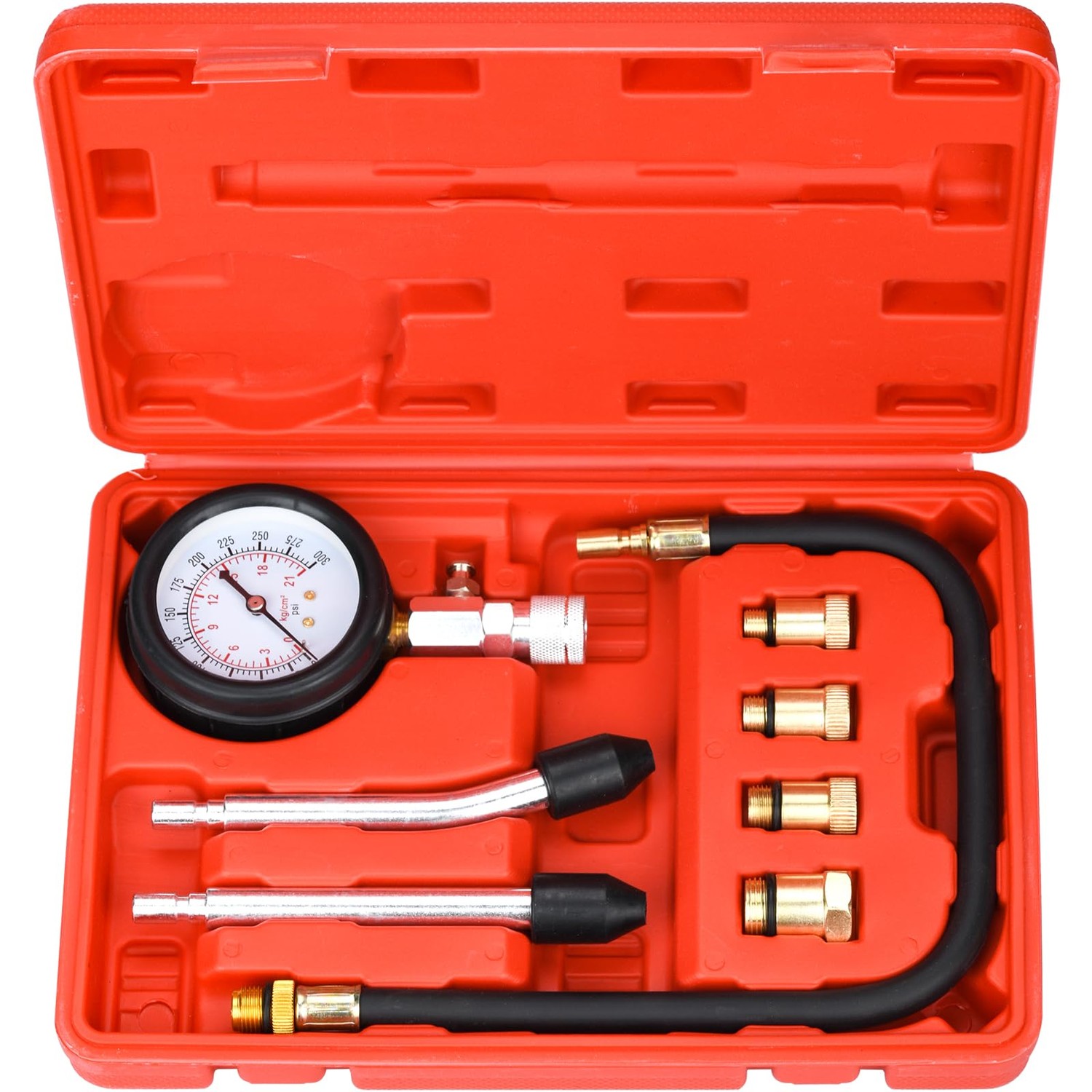 HATANSE Compression Tester Compression Tester Petrol with Spark Plug ...