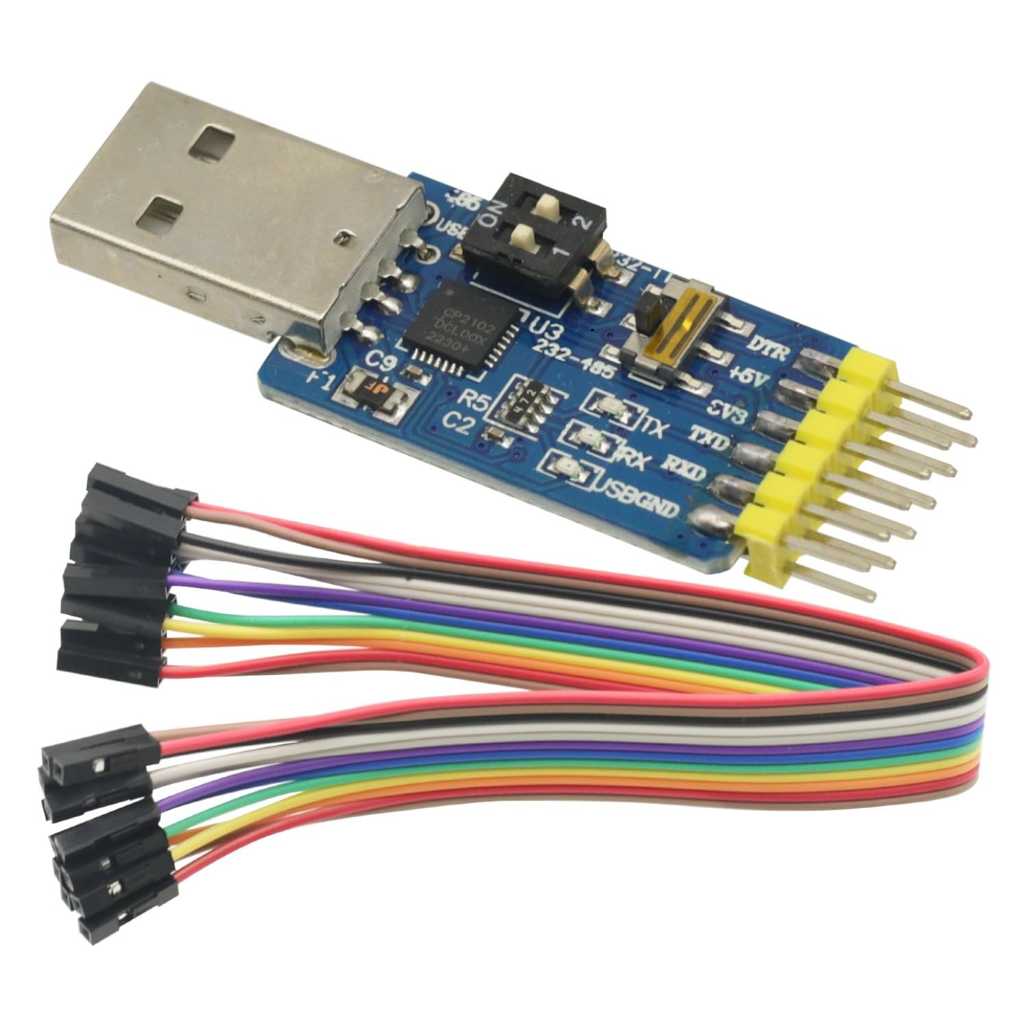 GODIYMODULES CP2102 USB to TTL UART RS232 USB TTL to RS485 Mutual ...