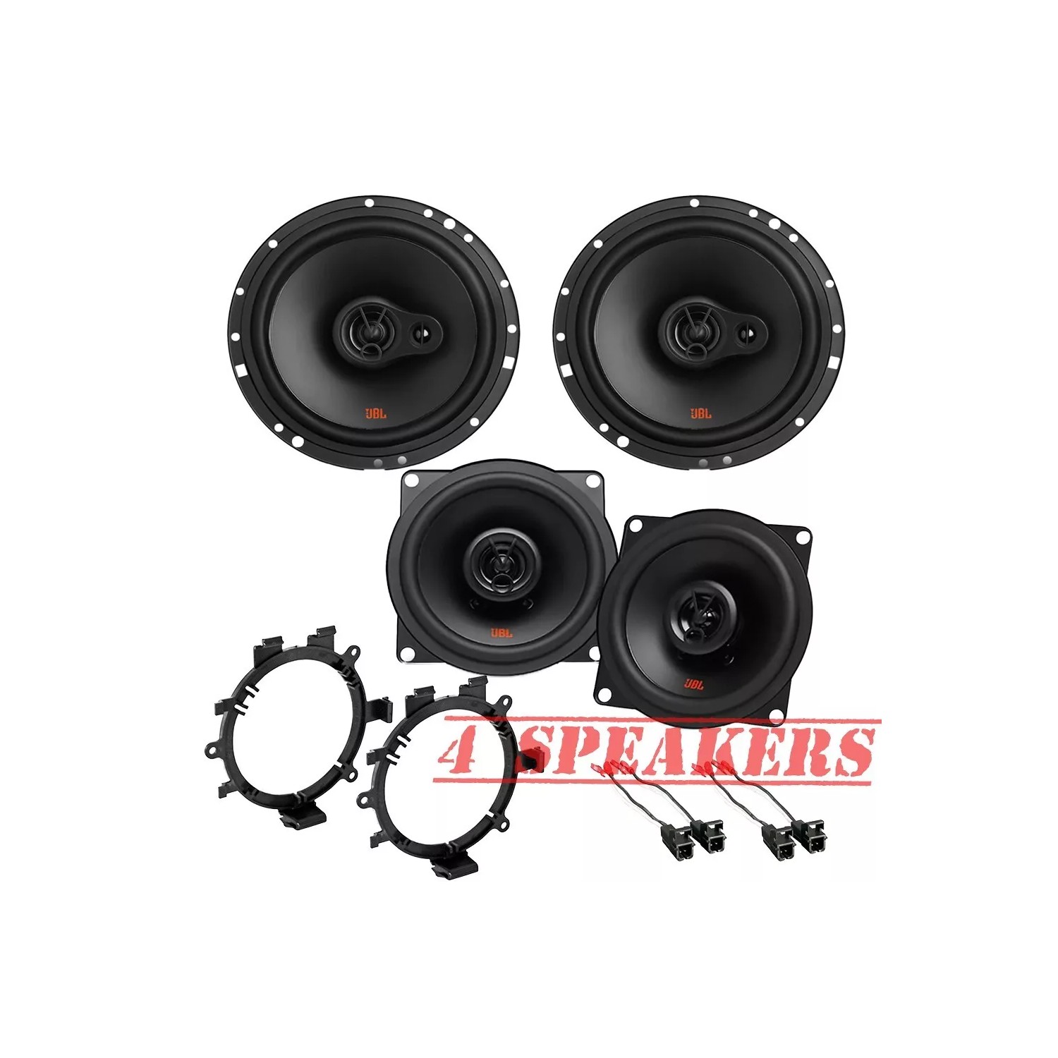 JBL Stage2 Series Front/Rear Speakers kit for 1999-2006 GM Pickup (4 ...