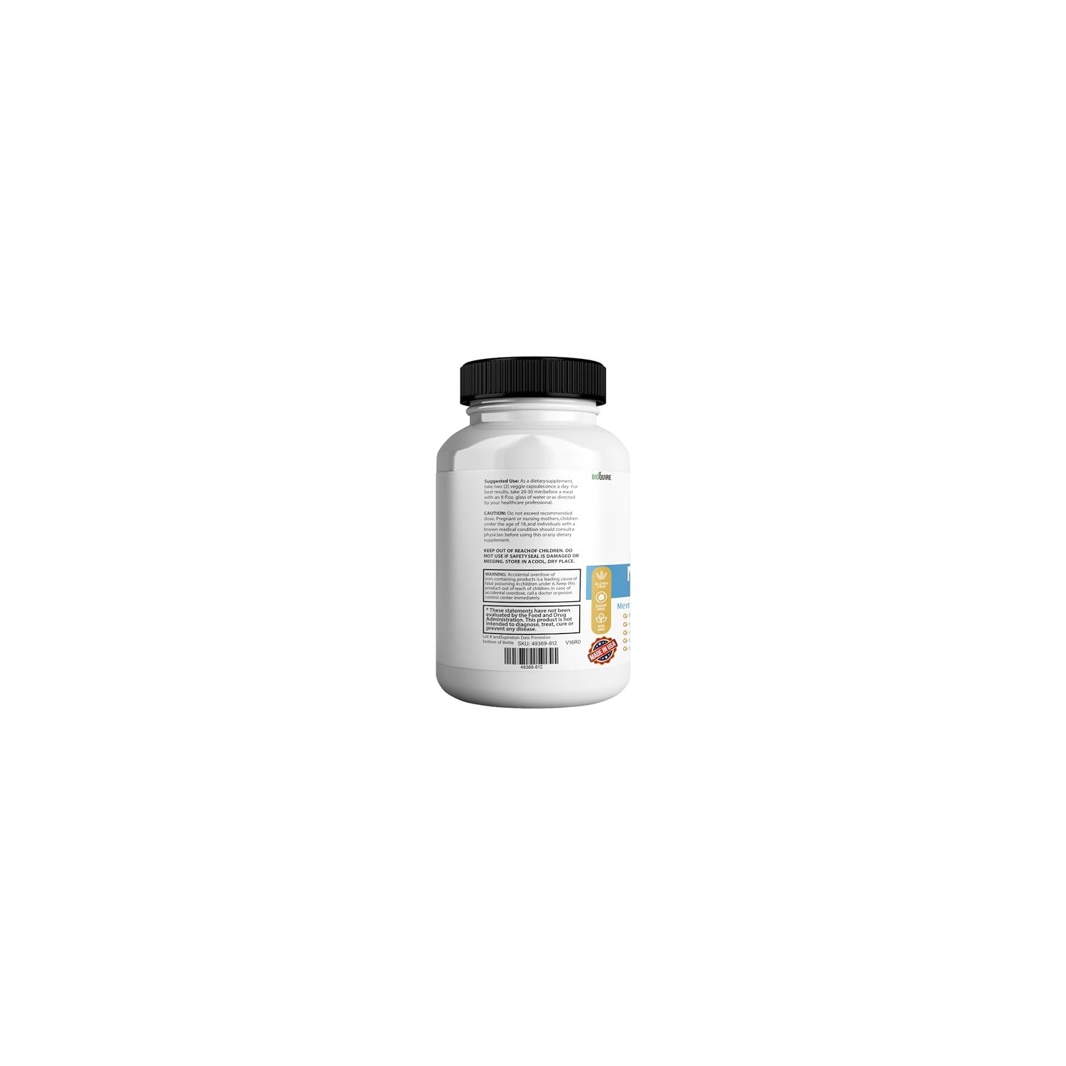 Mentalift Pro MAX Extra Strength Memory & Focus Supplement, 60 Capsules ...