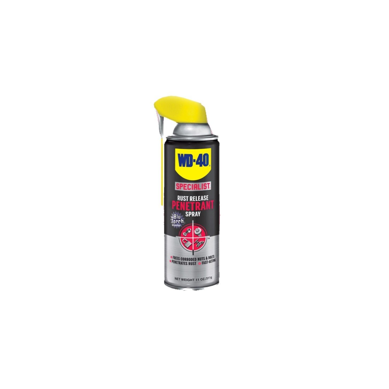 WD-40 Specialist Rust Release Penetrant Spray, 11 Oz, Aerosol Can ...