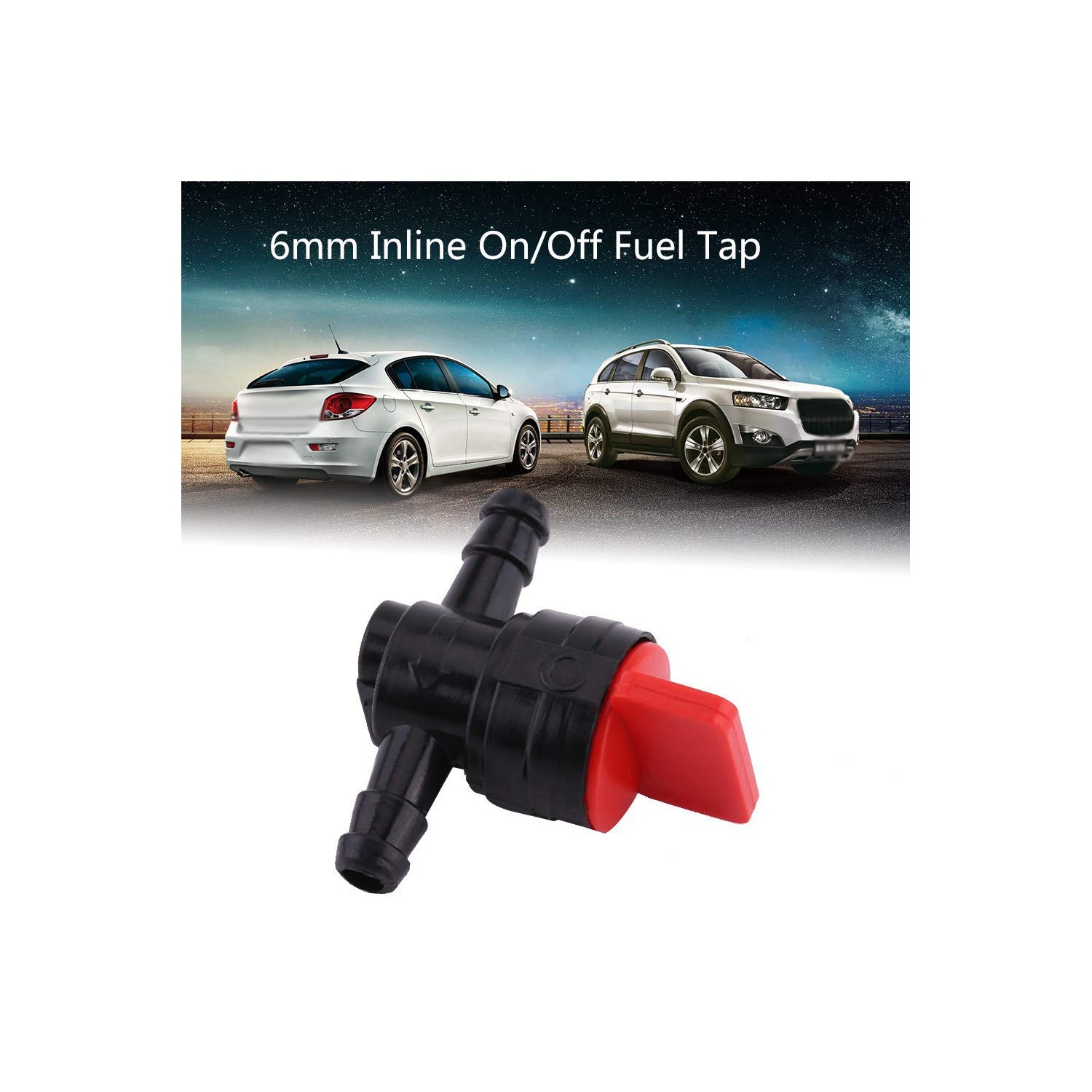 Inline Fuel Tap, Inline Motorcycle Tap On Off Fuel Tap Fuel Shut-Off ...