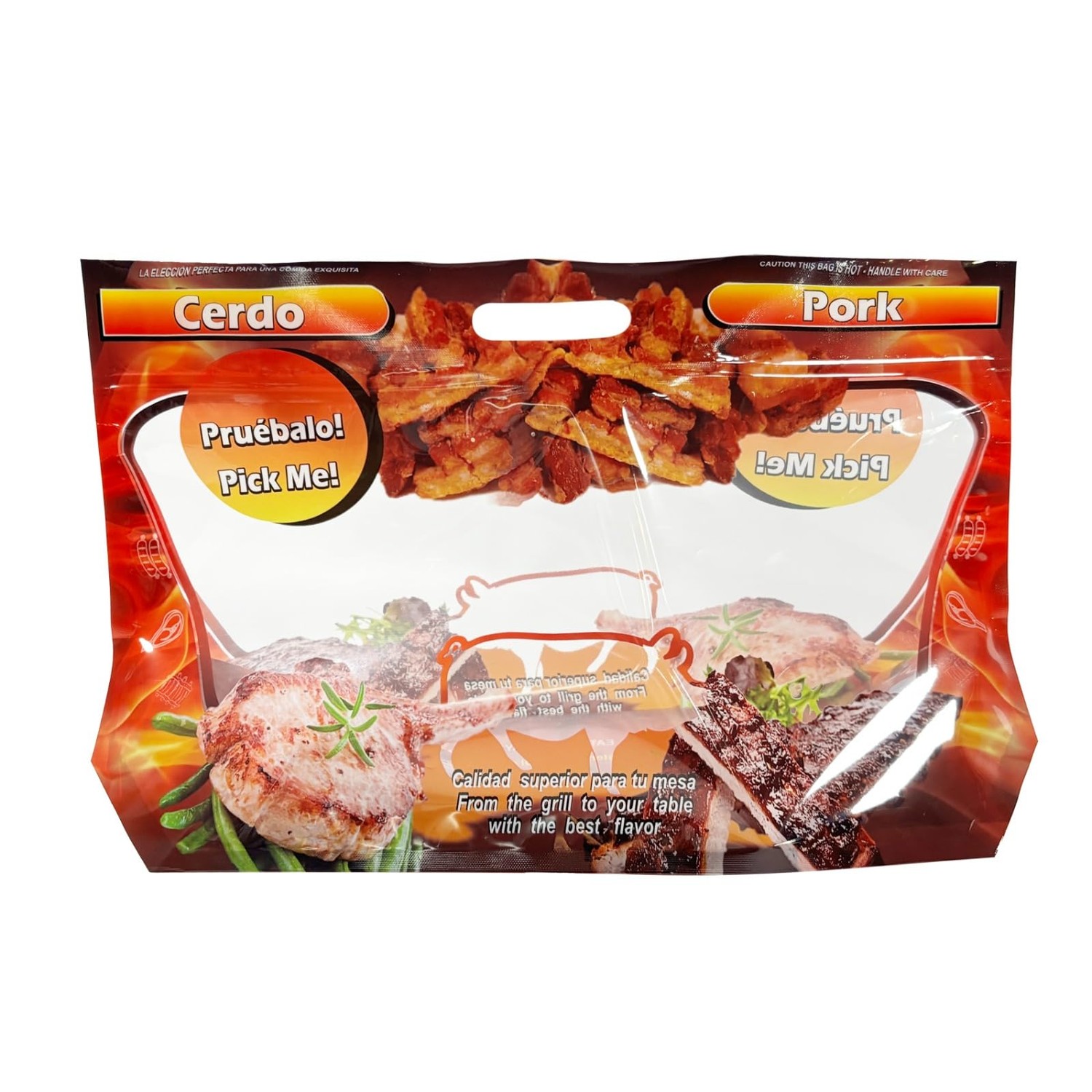 BOLSAS PARA PERNIL PALETA DE CERDO ASADO O ROSTIZADO, CARNE DE CERDO ...