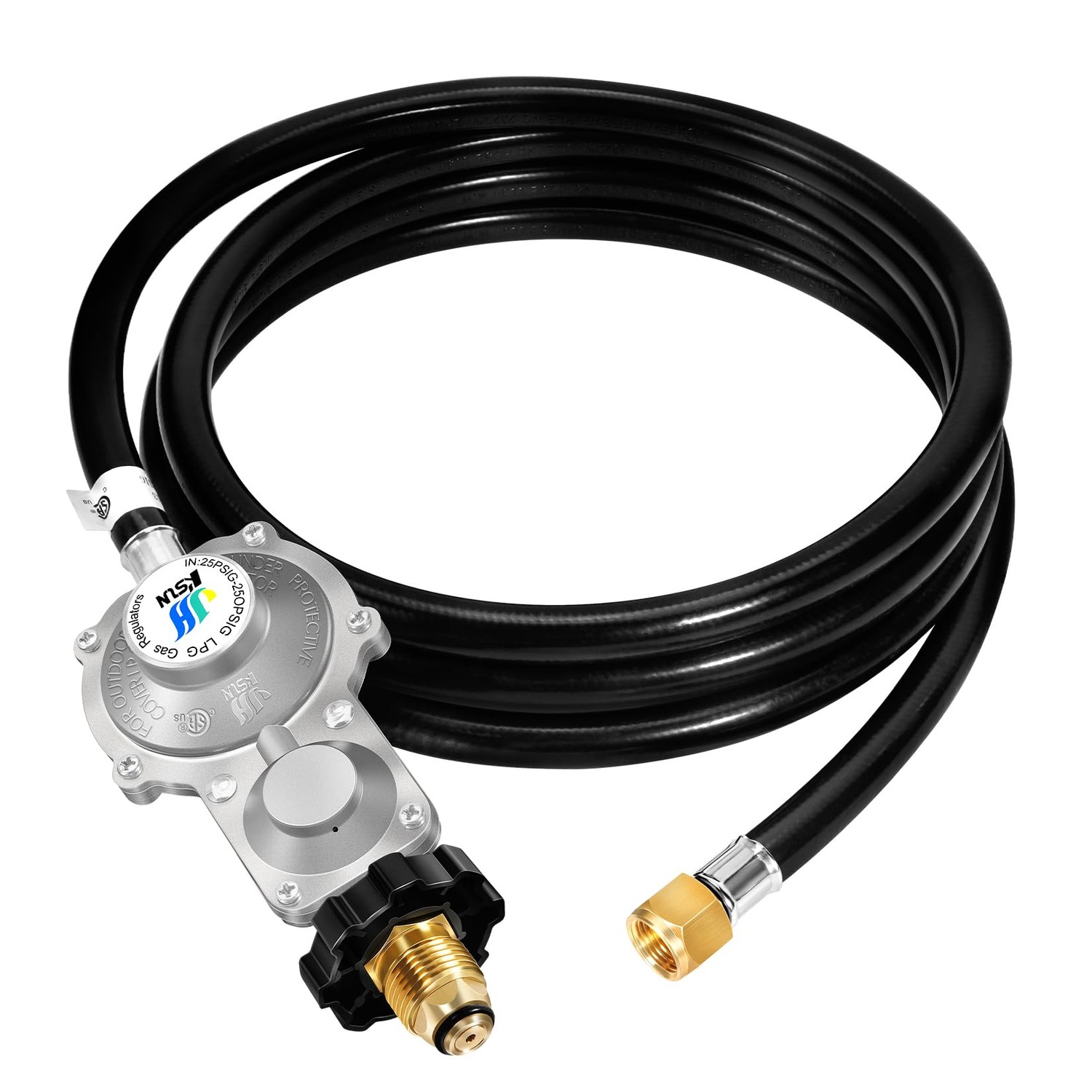 GGC 10 FT Two Stage Propane Regulator with Hose, Standard POL ...