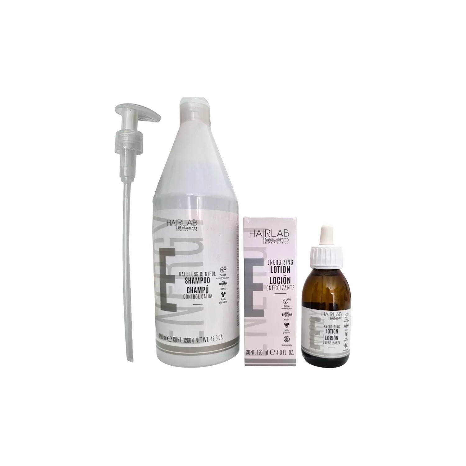 Salerm Shampoo Control Caída Y Loción Energizante Hair Lab - ibspot.com