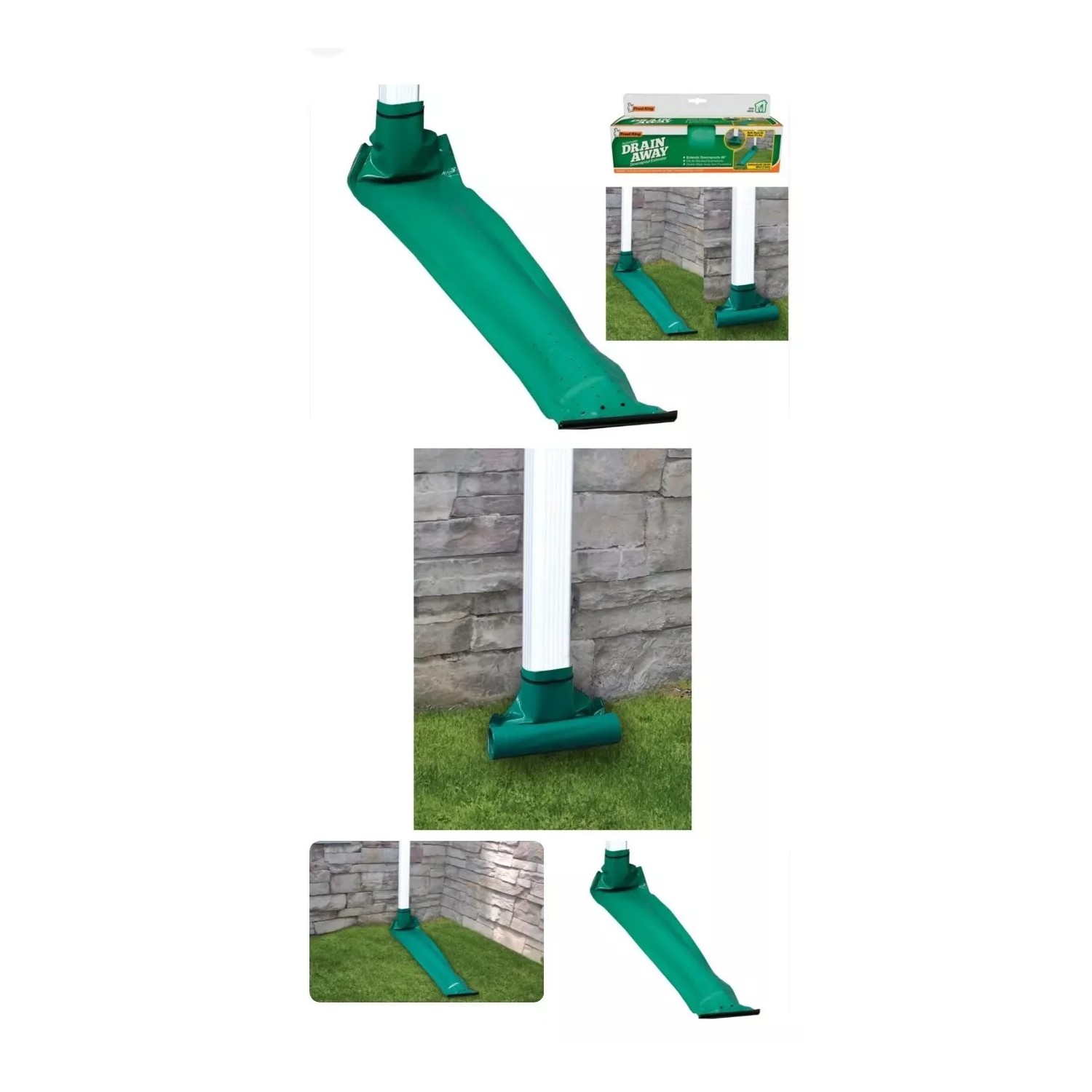 Frost King 46" Automatic Downspout Extender System, Fits all Standard ...