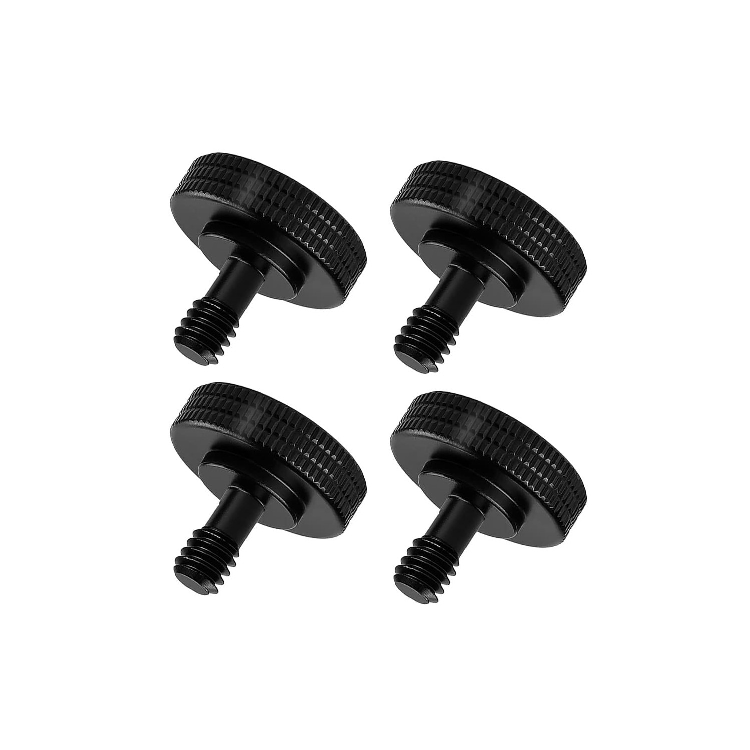 DXLing 4 Pieces Thumb Screw Camera Quick Release 1/4 Inch Screw Thumb ...