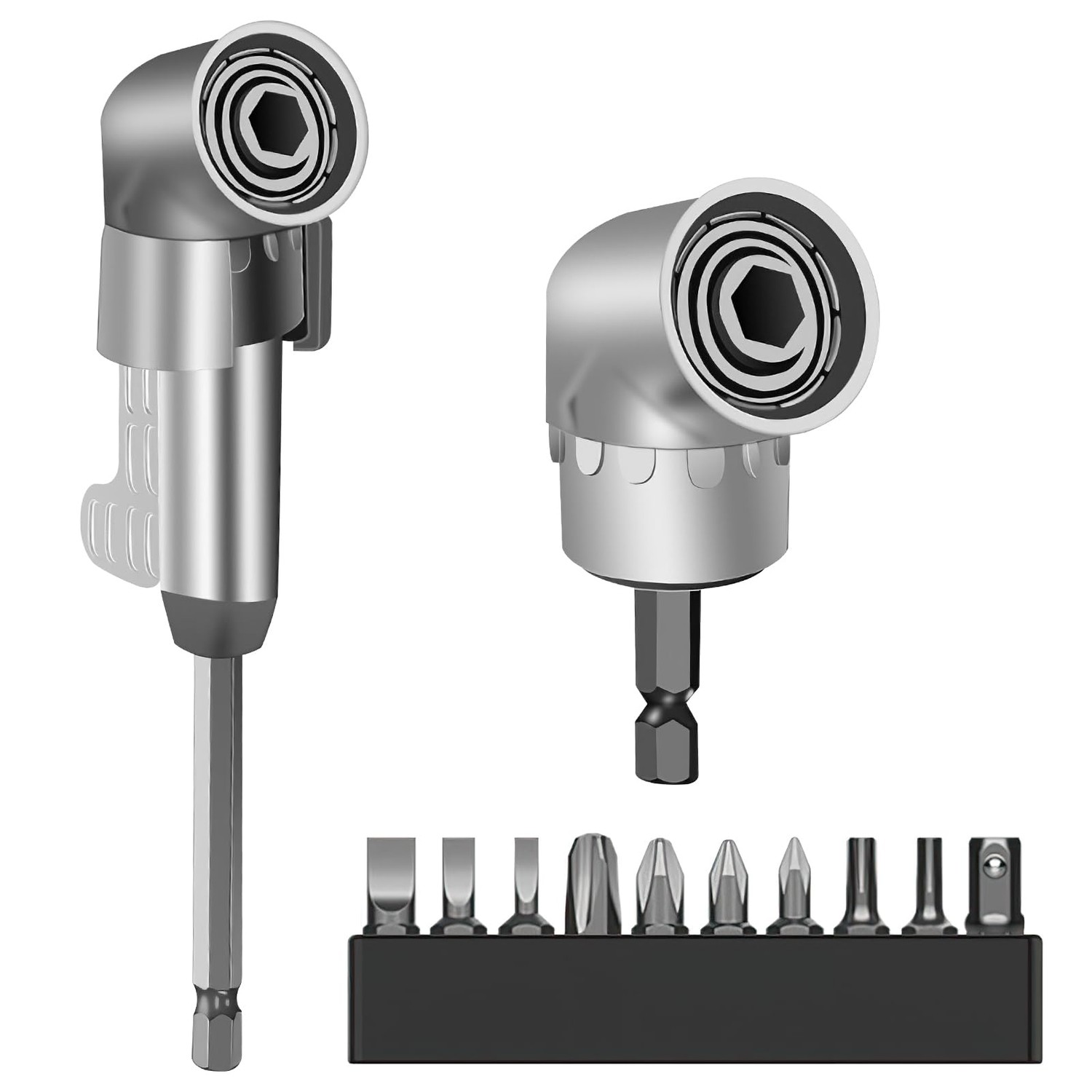 HENGBIRD Angle Screwdriver Attachment Adapter 105° Corner Tool Screw ...