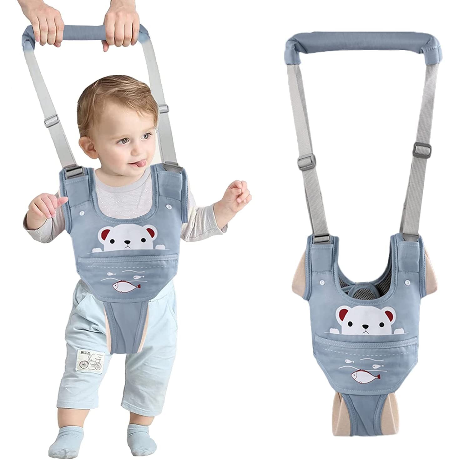 IULONEE Walker Walking Aid for Baby Adjustable Ergonomic Standing ...