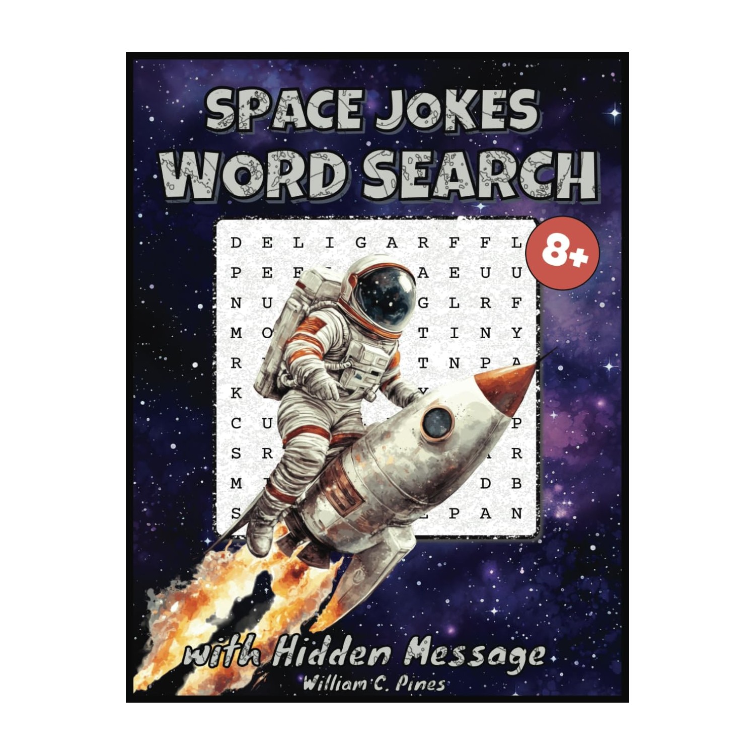 Space Jokes Word Search with Hidden Message for Kids: Entertaining 3-in ...
