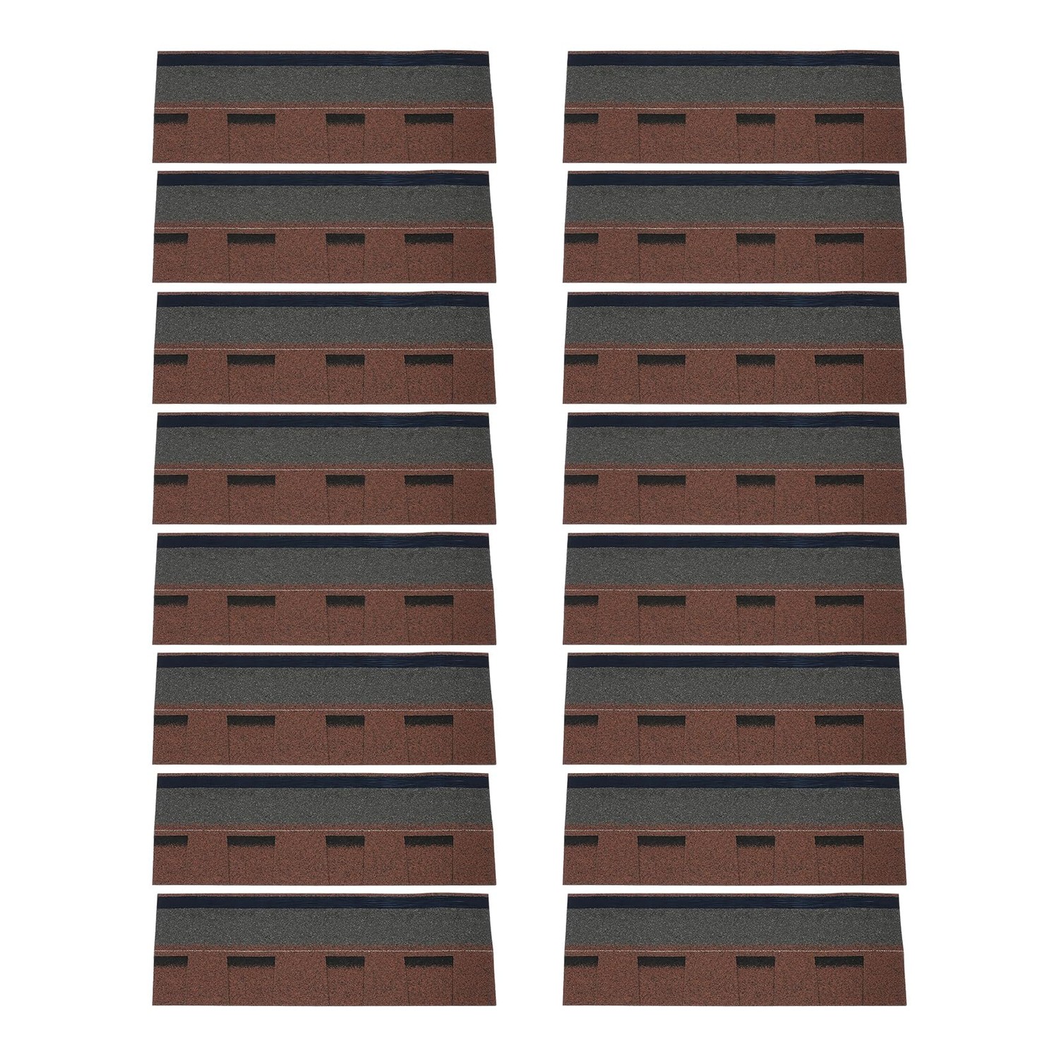 Silencear 16Pcs Roofing Shingles, 39.37"x13.11" Asphalt Tile Tool Shed ...