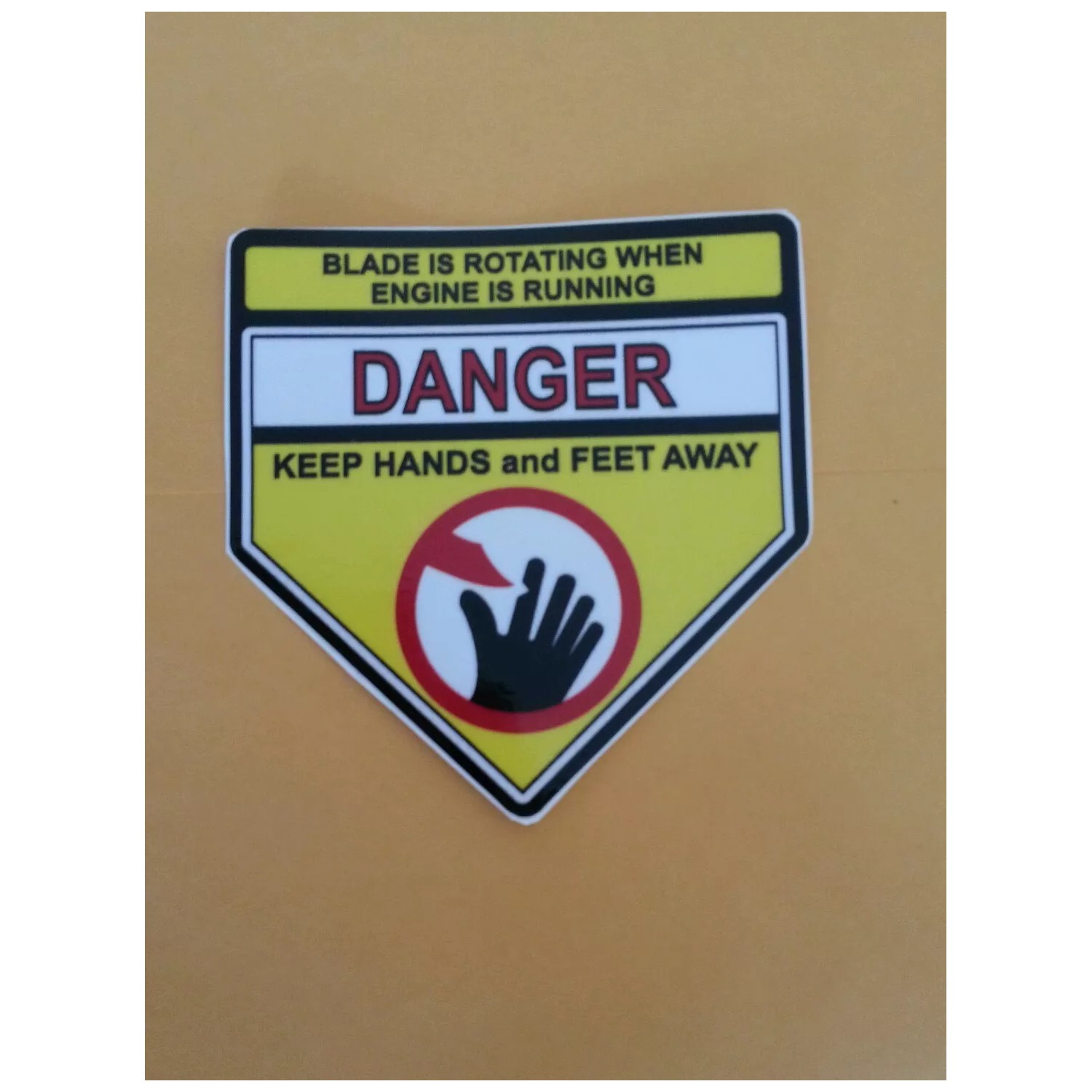 many Lawn-Boy Snapper Toro Danger 'Keep Hands And Feet Away' Mower Deck ...