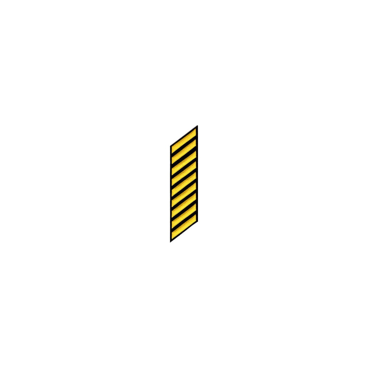 Uniform Service Hash Marks - Medium Gold on Black Felt Backing - 9 ...
