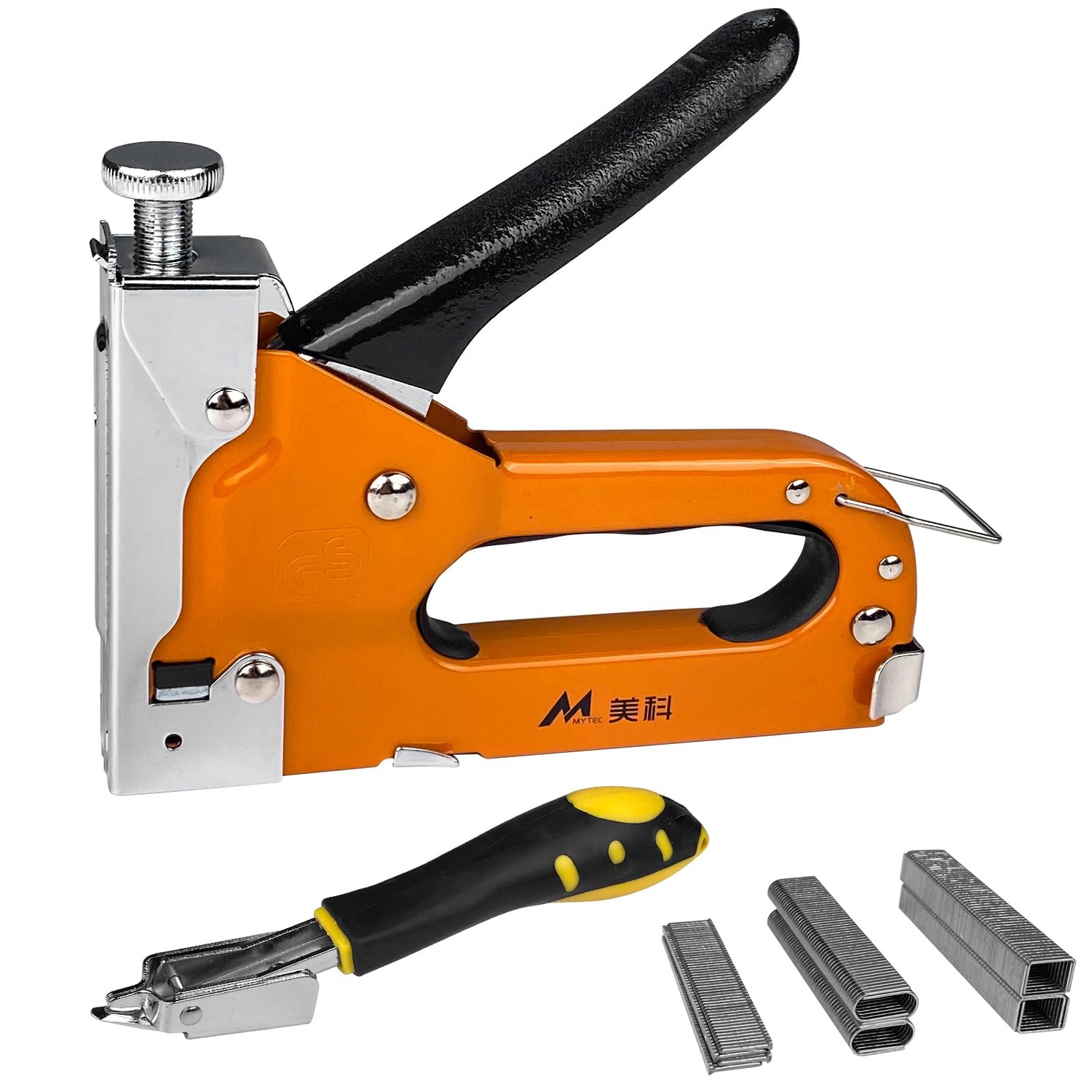 Ceisazira 3-in-1 Stapler for Wood, Hand Stapler with Clips, Staple Gun ...