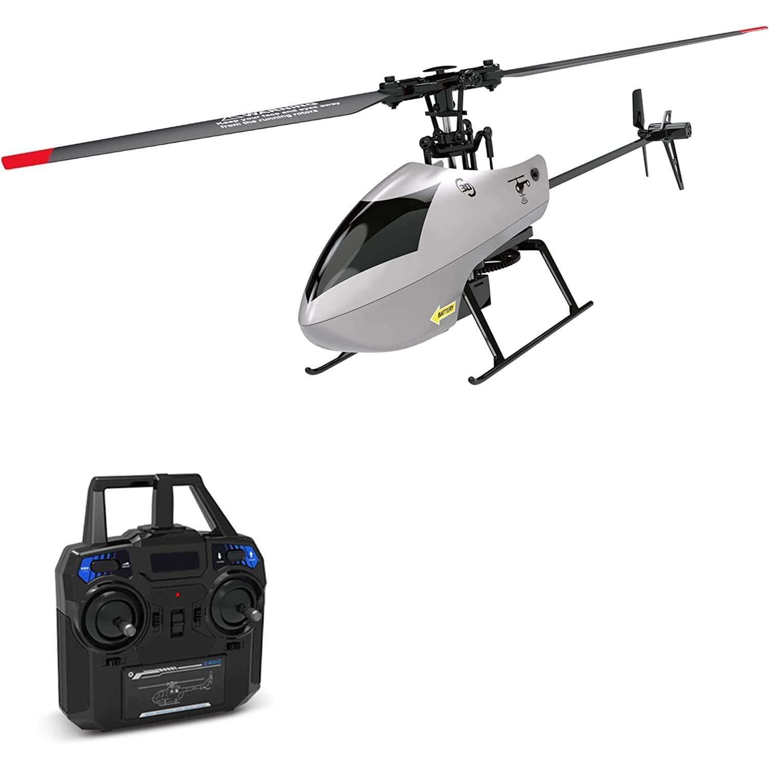GoolRC C129 V2 RC Helicopter, 4 Channel Remote Control Helicopter with ...