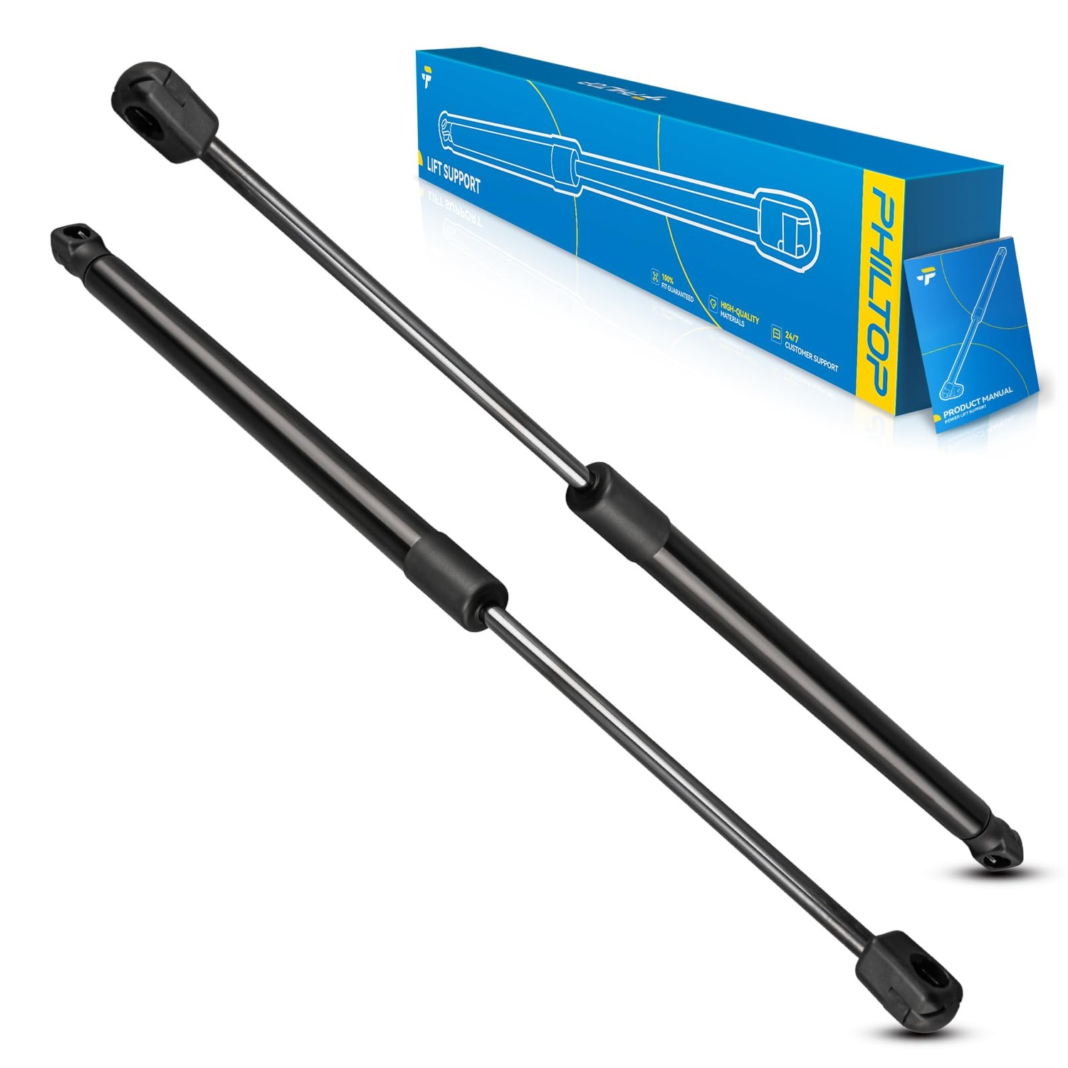PHILTOP Hood Struts Lift Support Replacement Struts, Fit for 2000-2019 ...